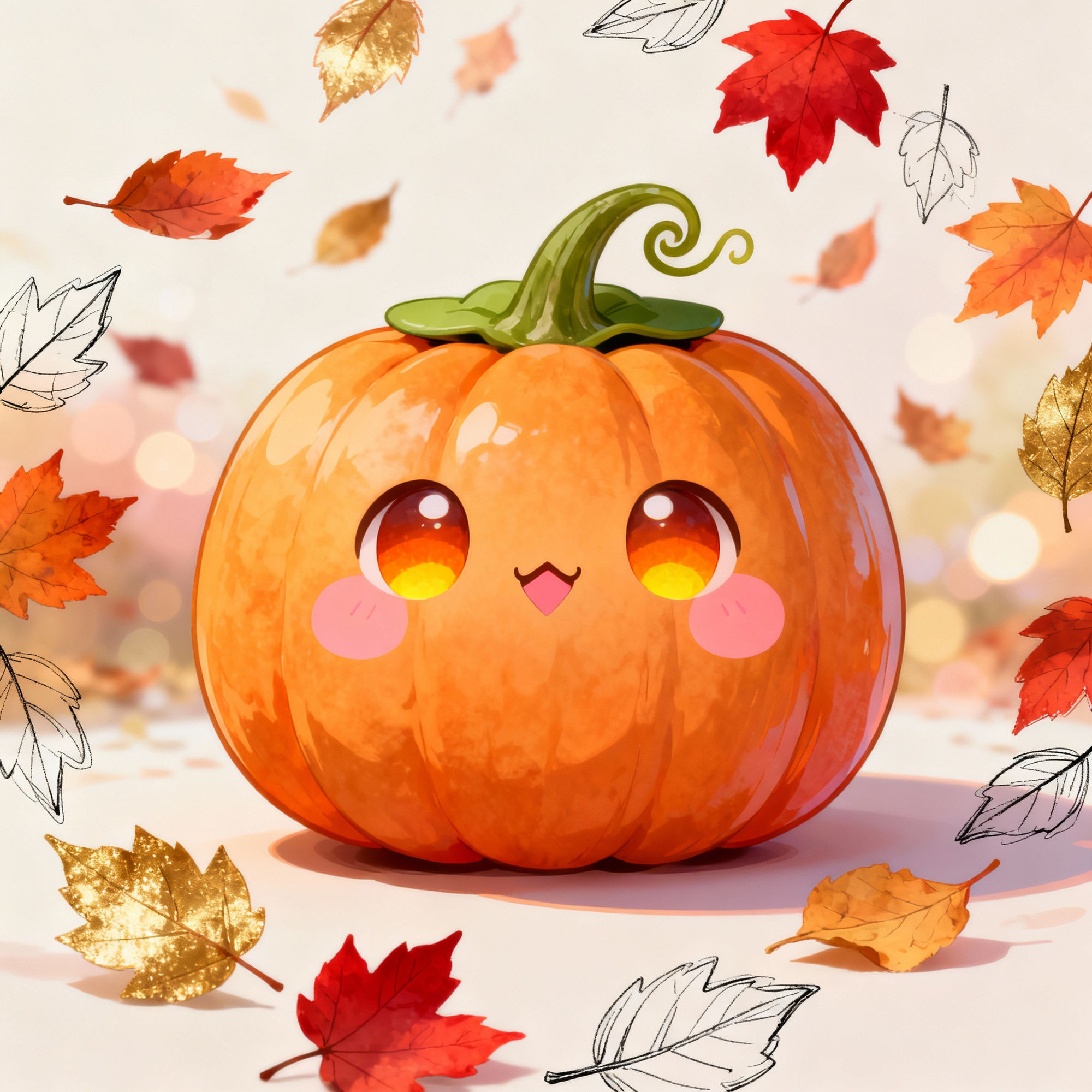 Kawaii Cute Pumpkin Drawings - Create Adorable Art