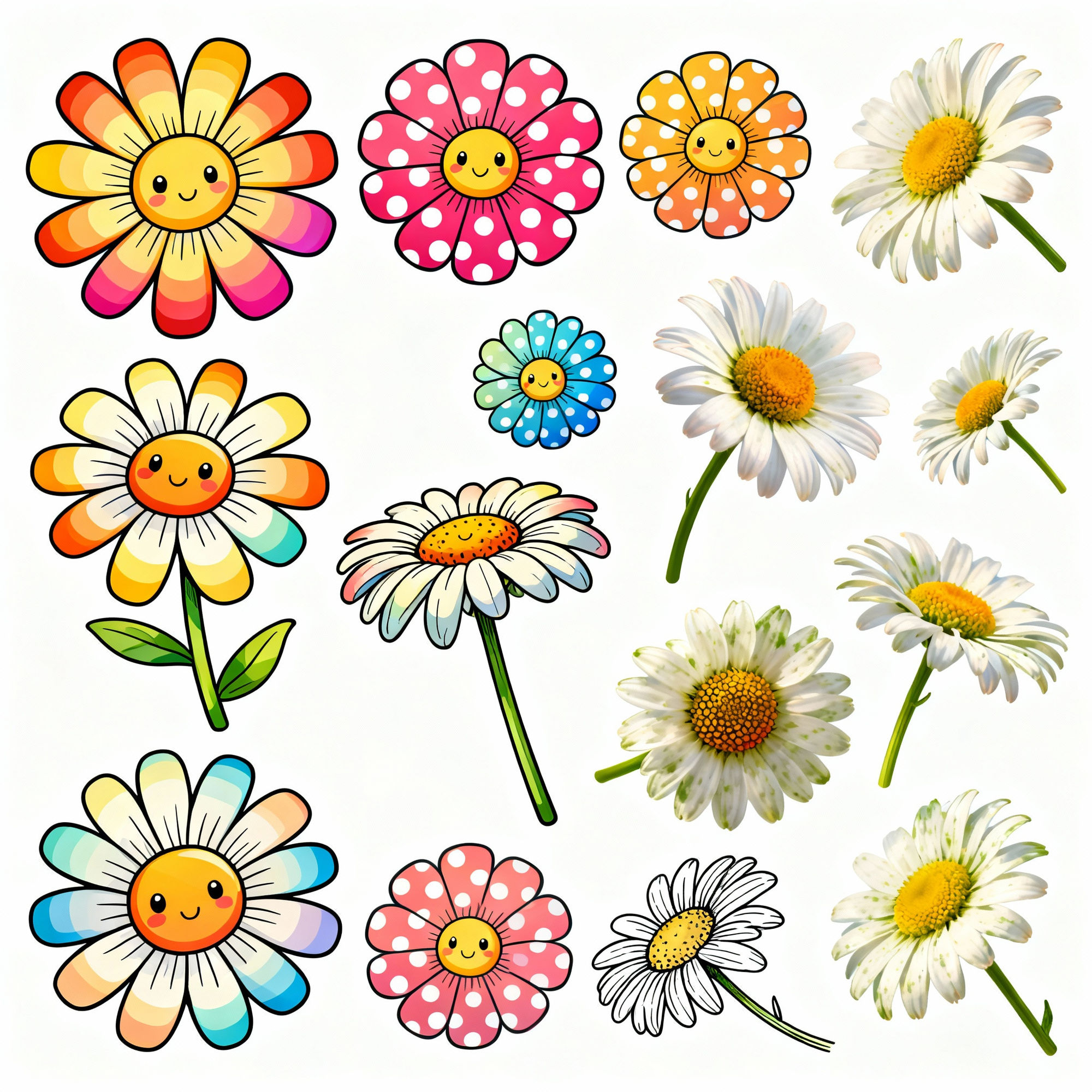 Daisy Clip Art - Create Stunning Designs With AI