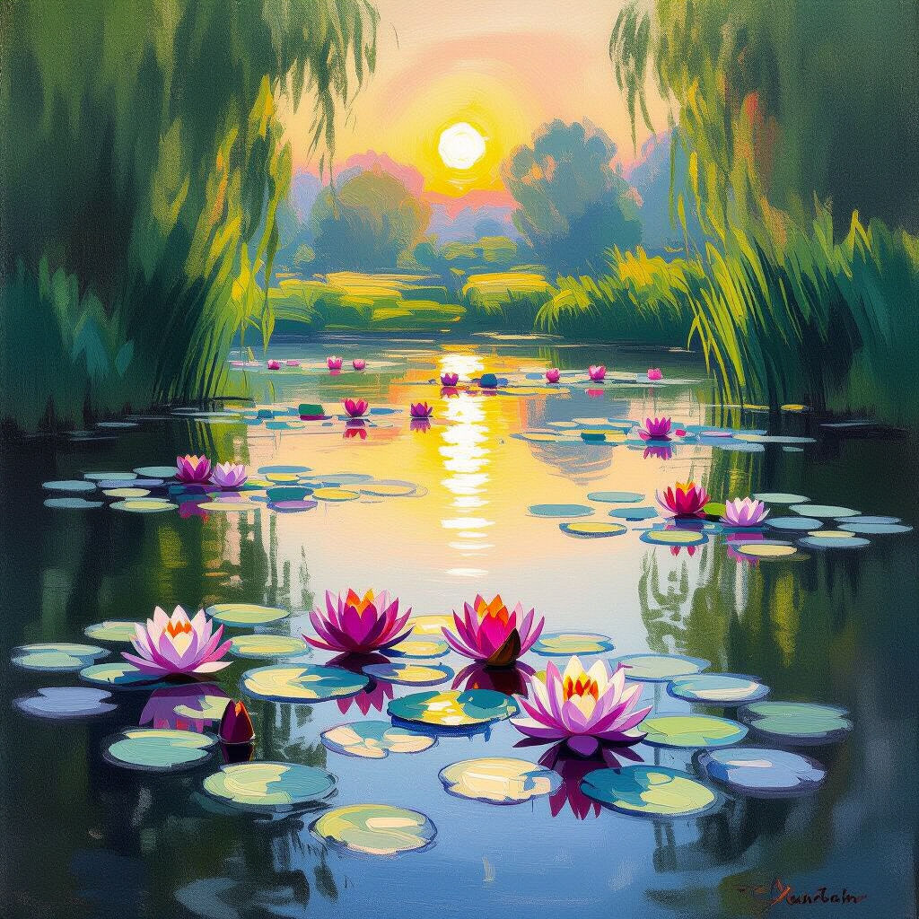 Claude Monet Art - AI Generated Masterpieces