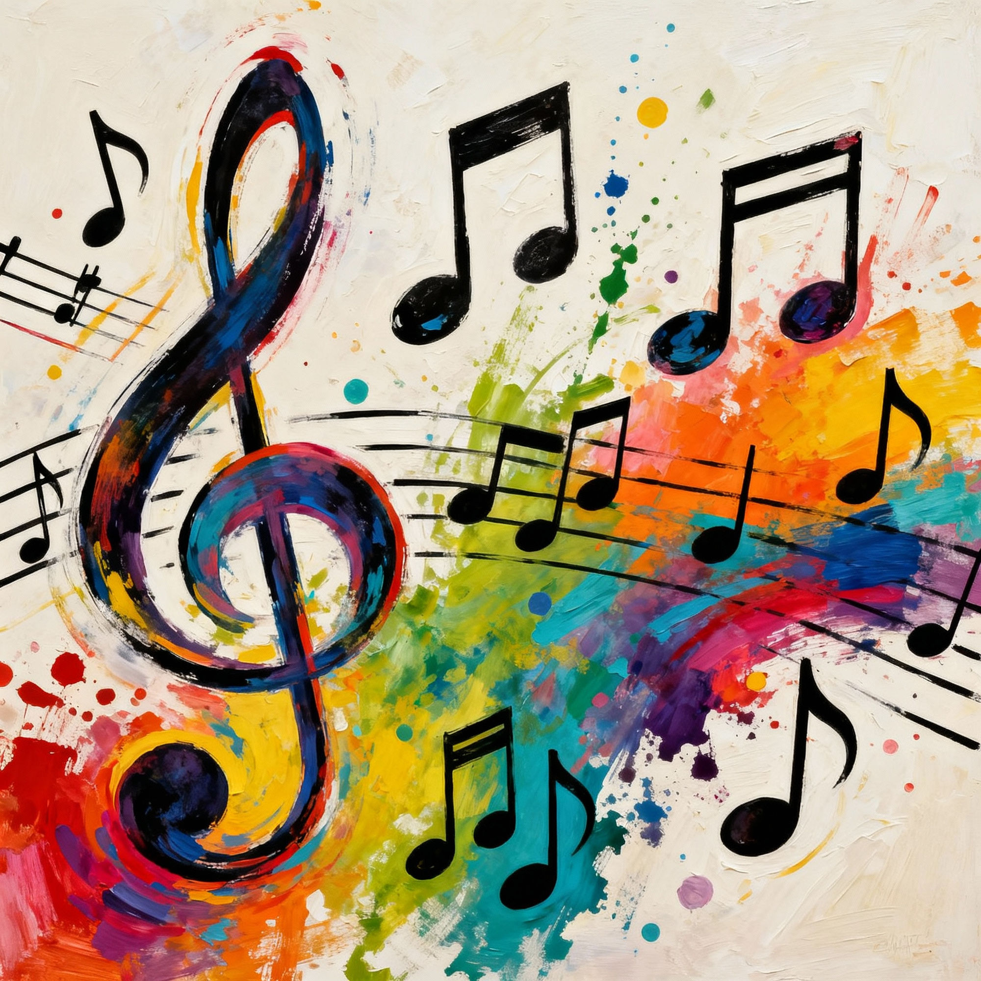 Music Symbol Drawings - Create Your Own AI Art