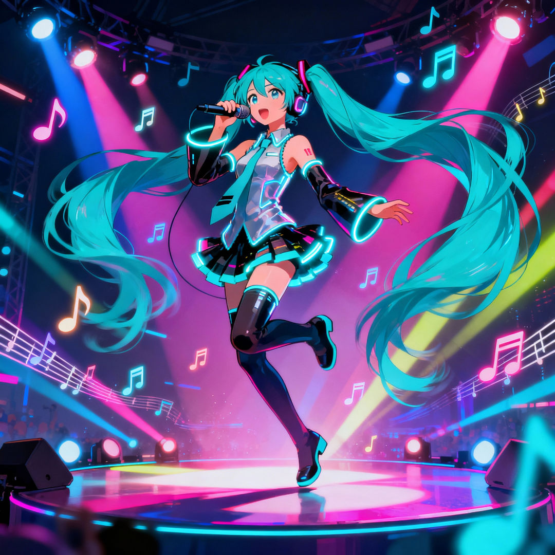 Hatsune Miku Drawings - AI Art Gallery