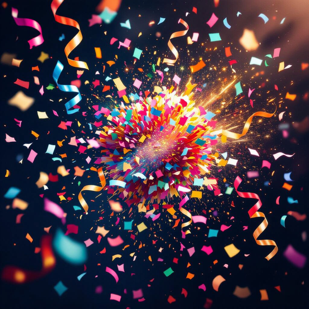 Confetti Pictures - AI Generated & Customizable