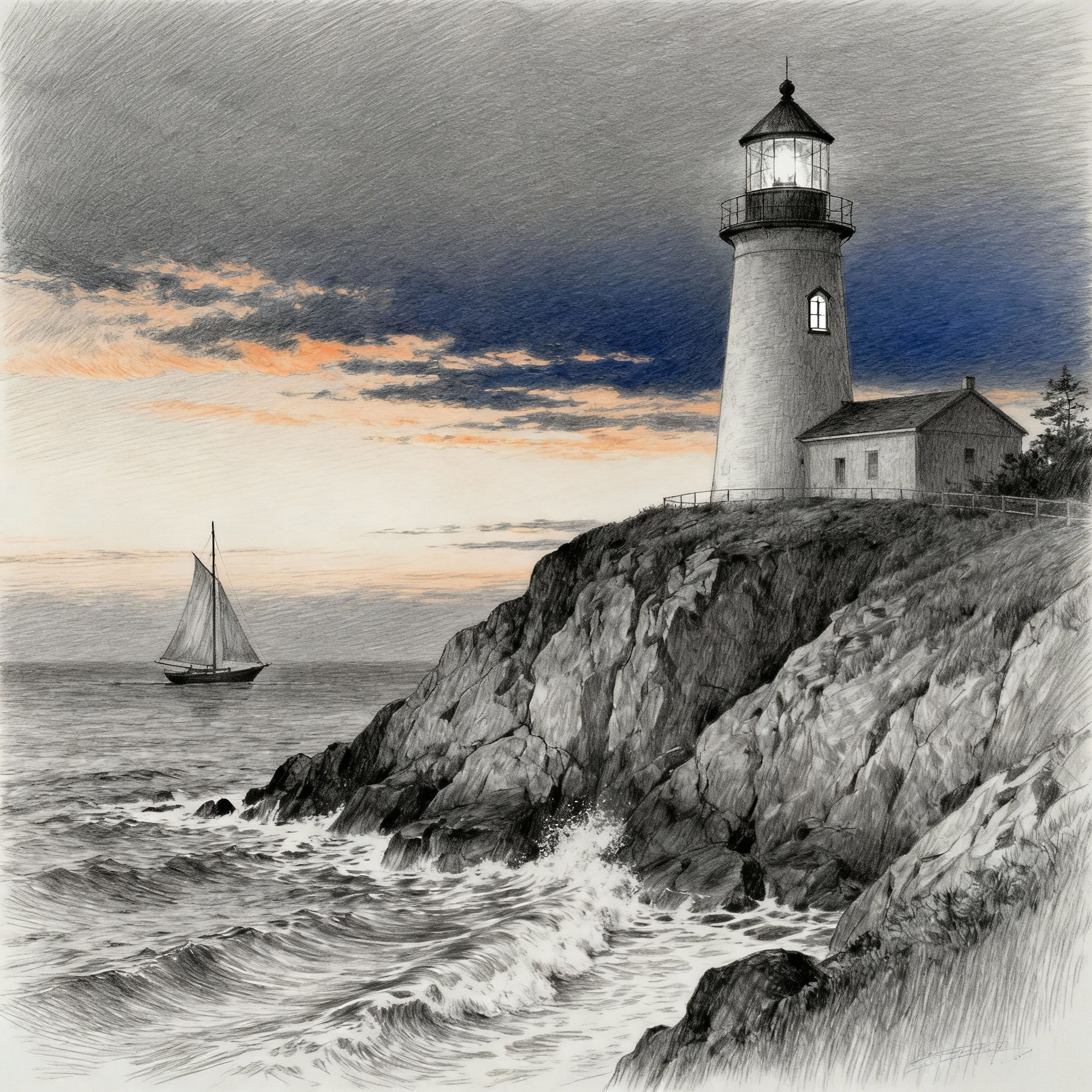 Sea Drawings - AI Generated Art