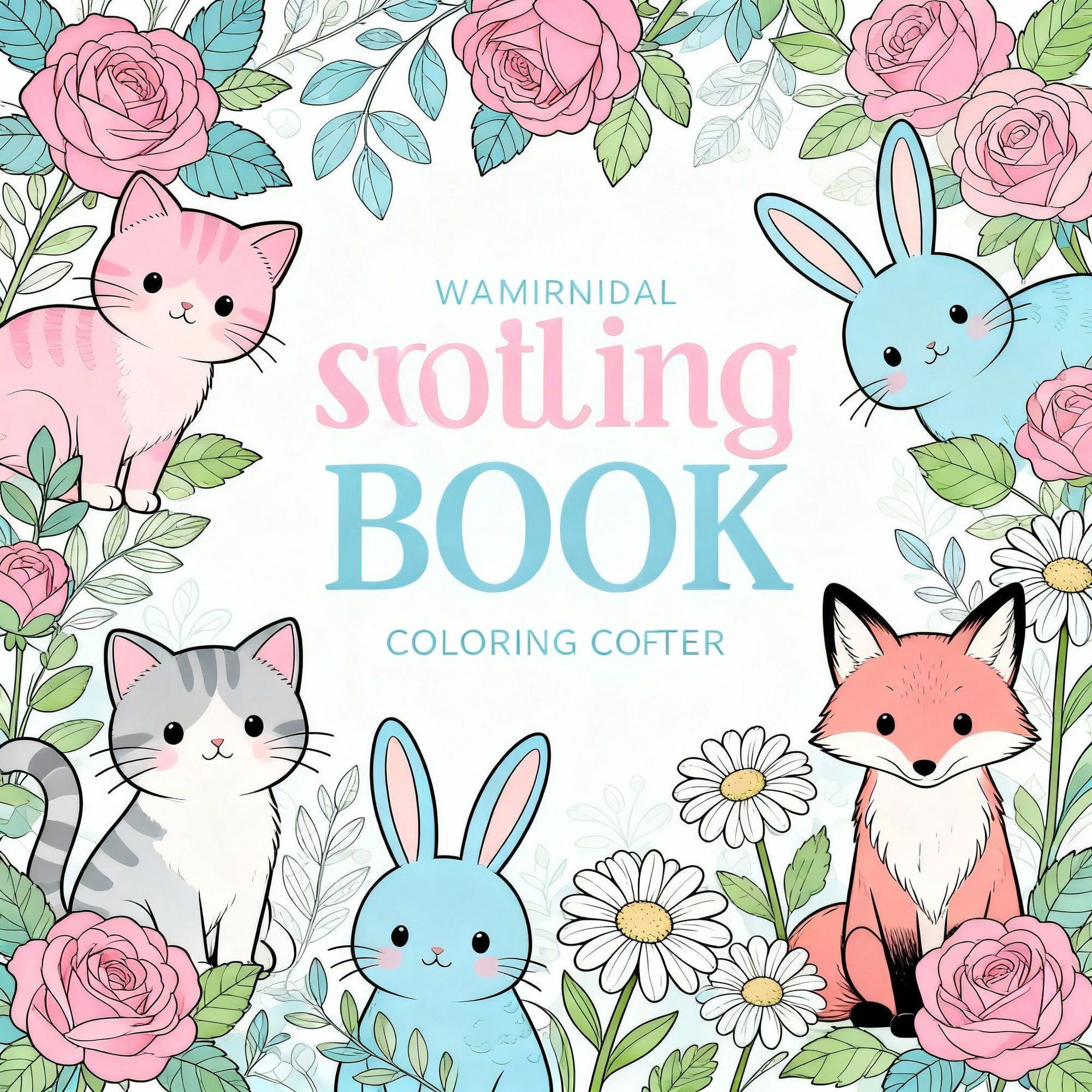 Coloring Book Cover Images - Free Download | Nightcafe