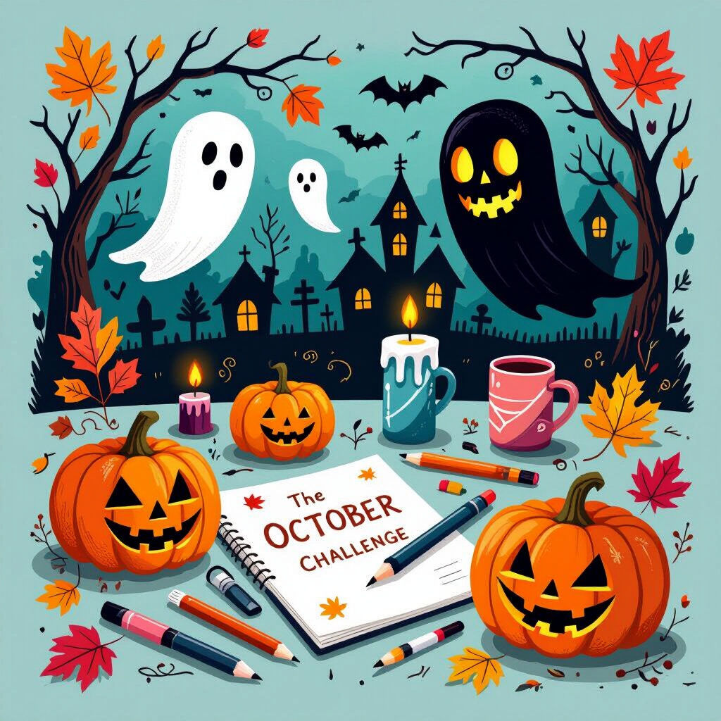 October Drawing Challenge Art - Create Unique Art With AI