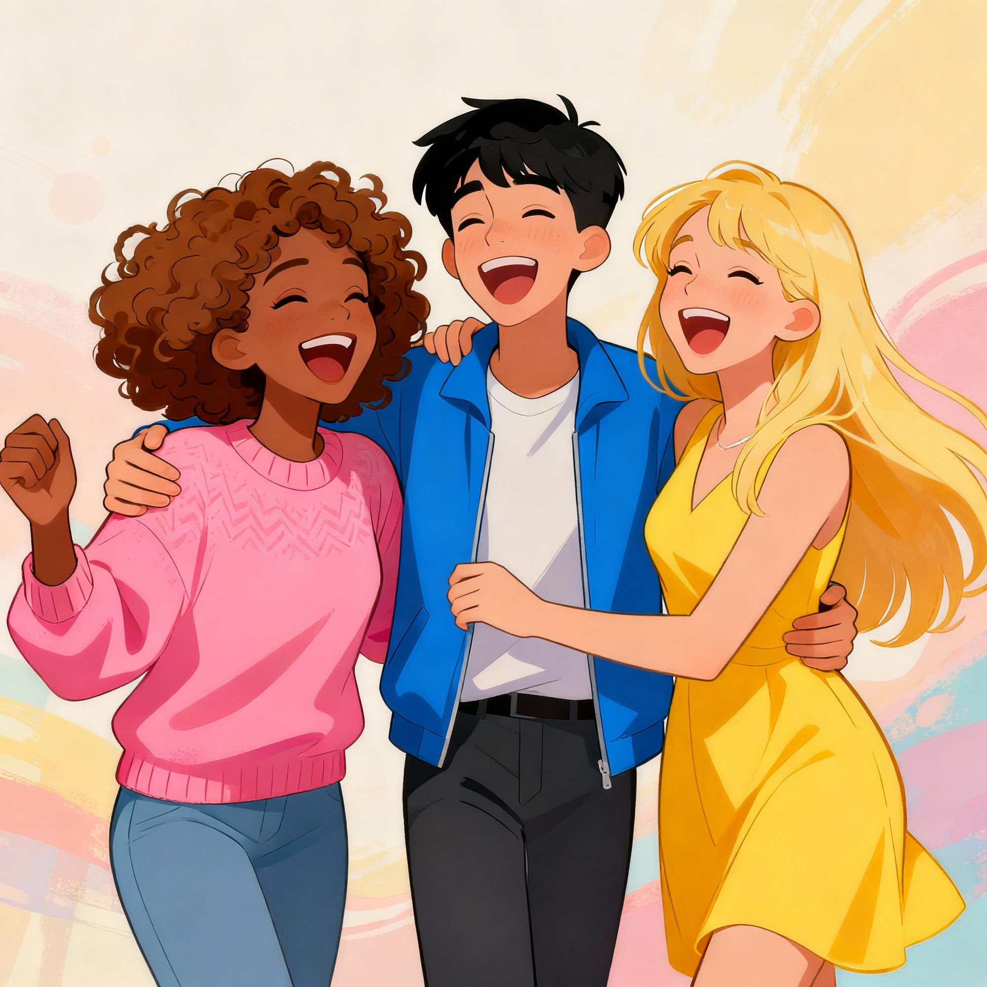 Friends Cartoon Images - Create Your Own AI Art