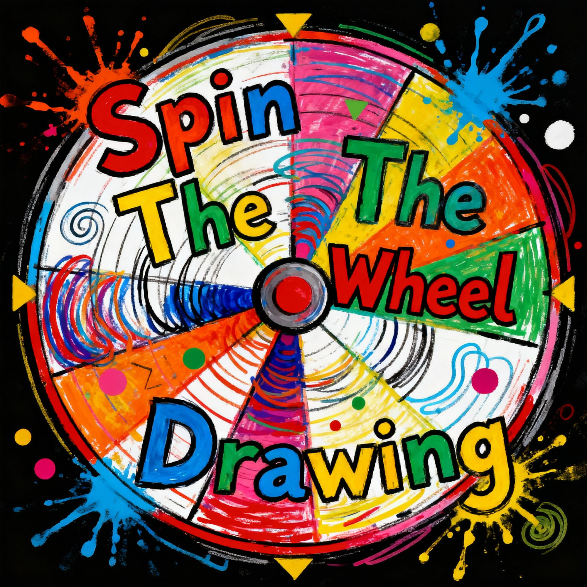 Spin The Wheel Drawing - AI Art Generator