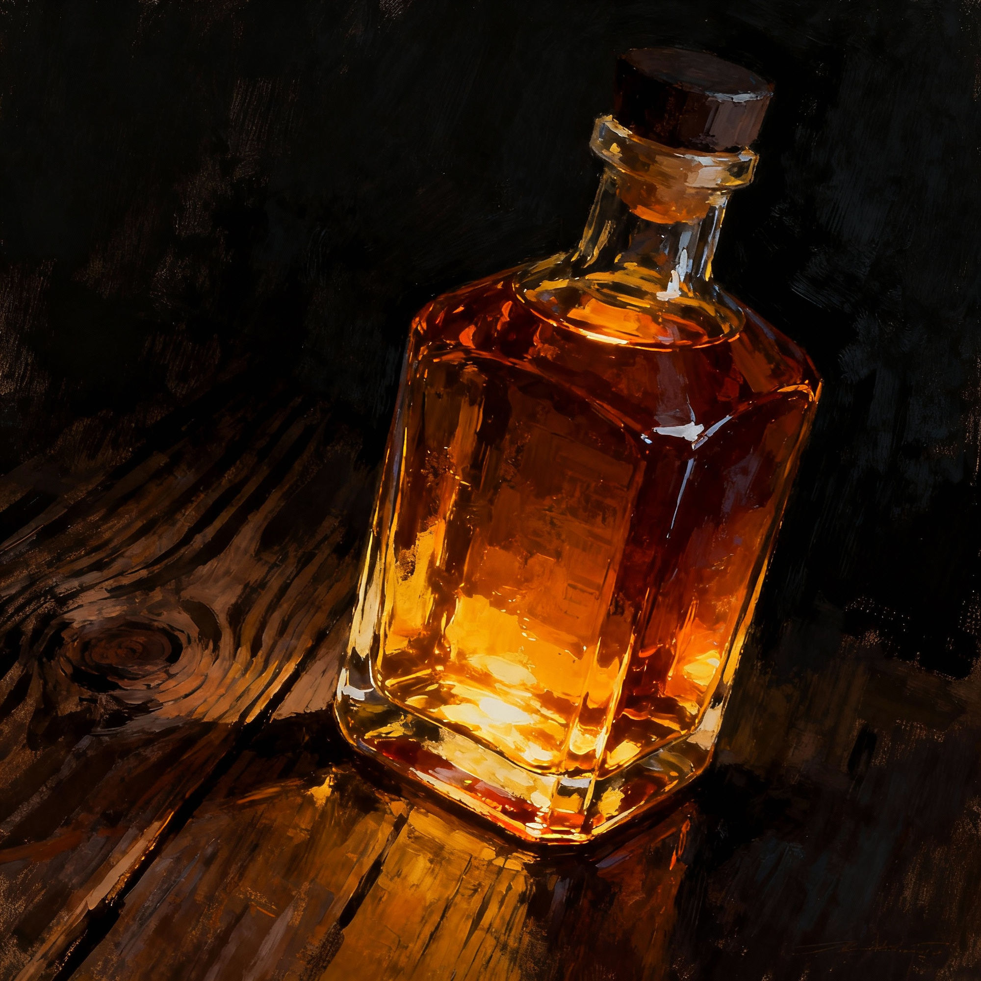 Alcohol Bottle Drawings - AI Art Generator