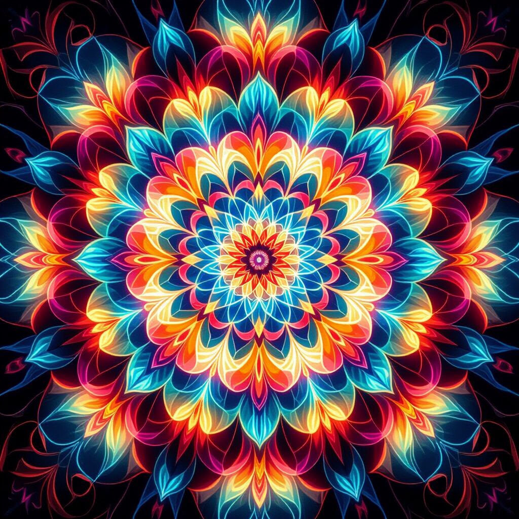 Radial Balance Art - AI Generated Designs