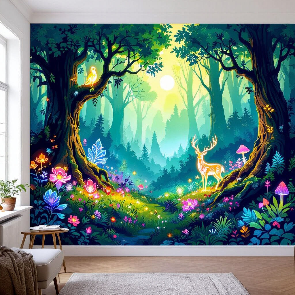 Mural Wallpaper Peel And Stick - AI Designed