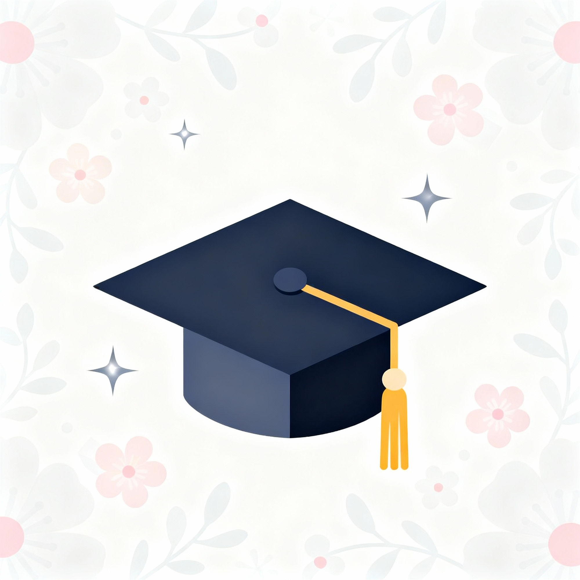 Graduation Cap Clip Art - AI Generated Designs