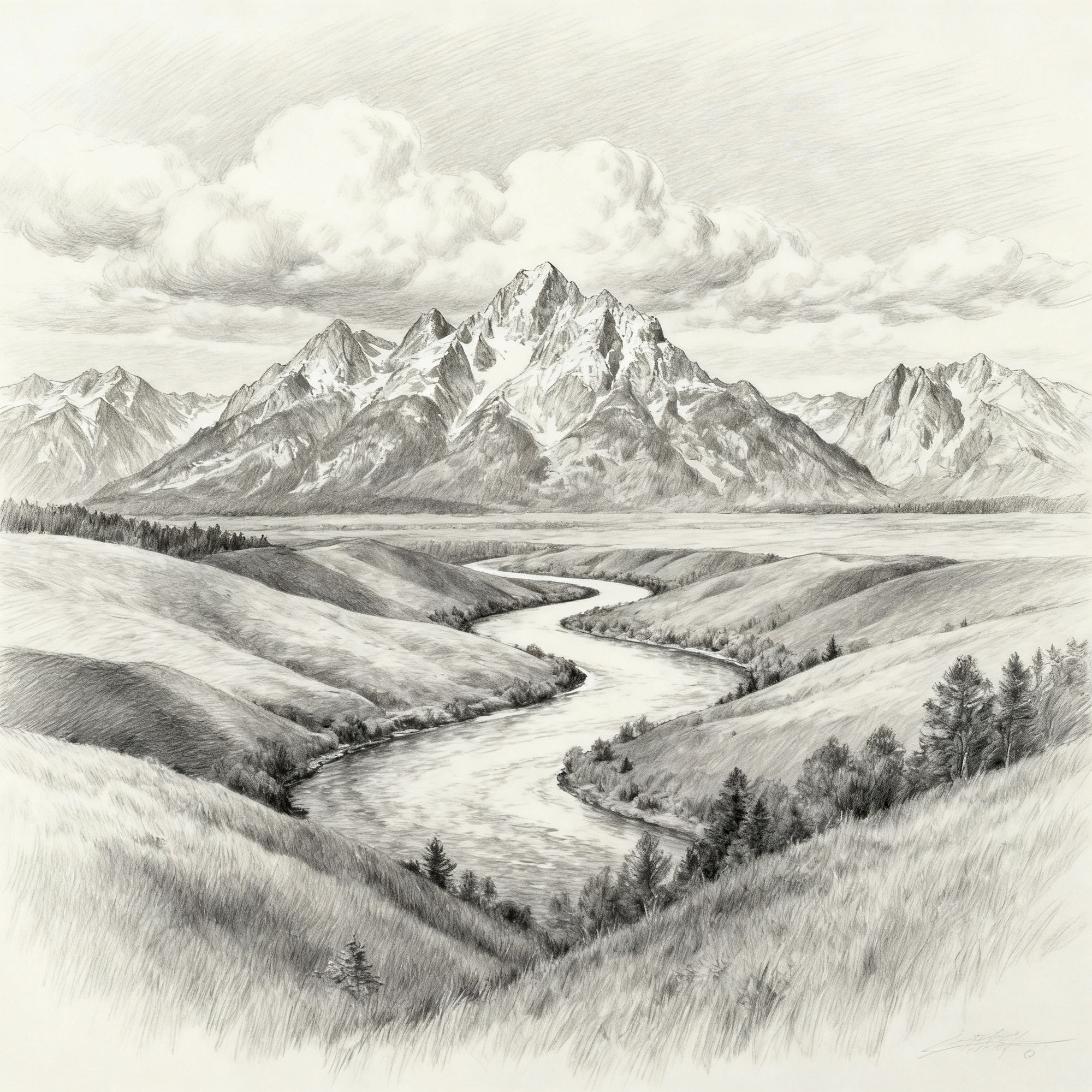 Landscapes Drawings - Create Stunning AI Art