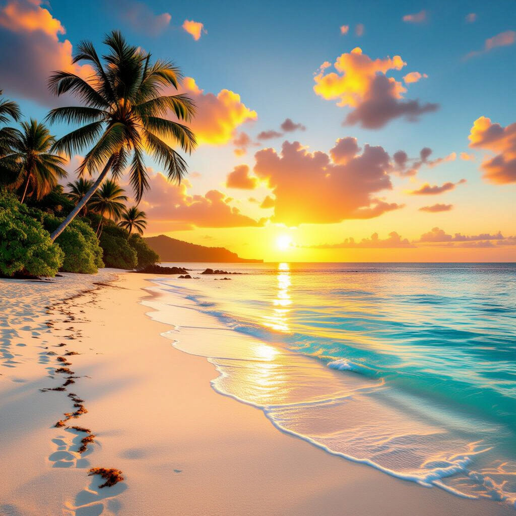 Images Of Beaches - AI Generated Beach Art