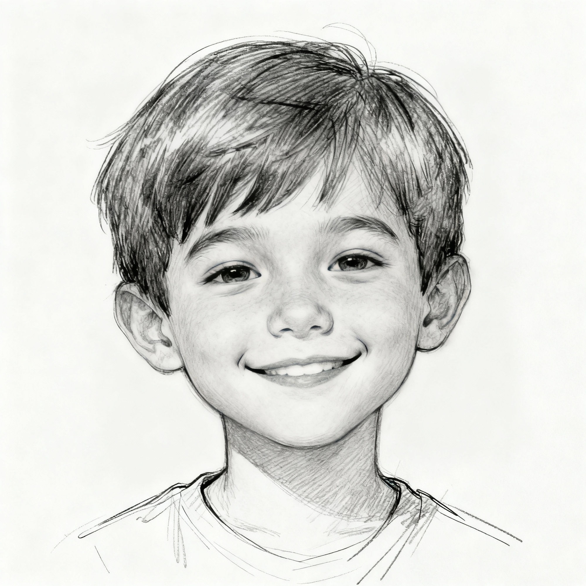 Easy Boy Sketch Gallery - Create Your Own AI Art
