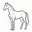 Horse Outline Drawings - Create Your Own AI Art