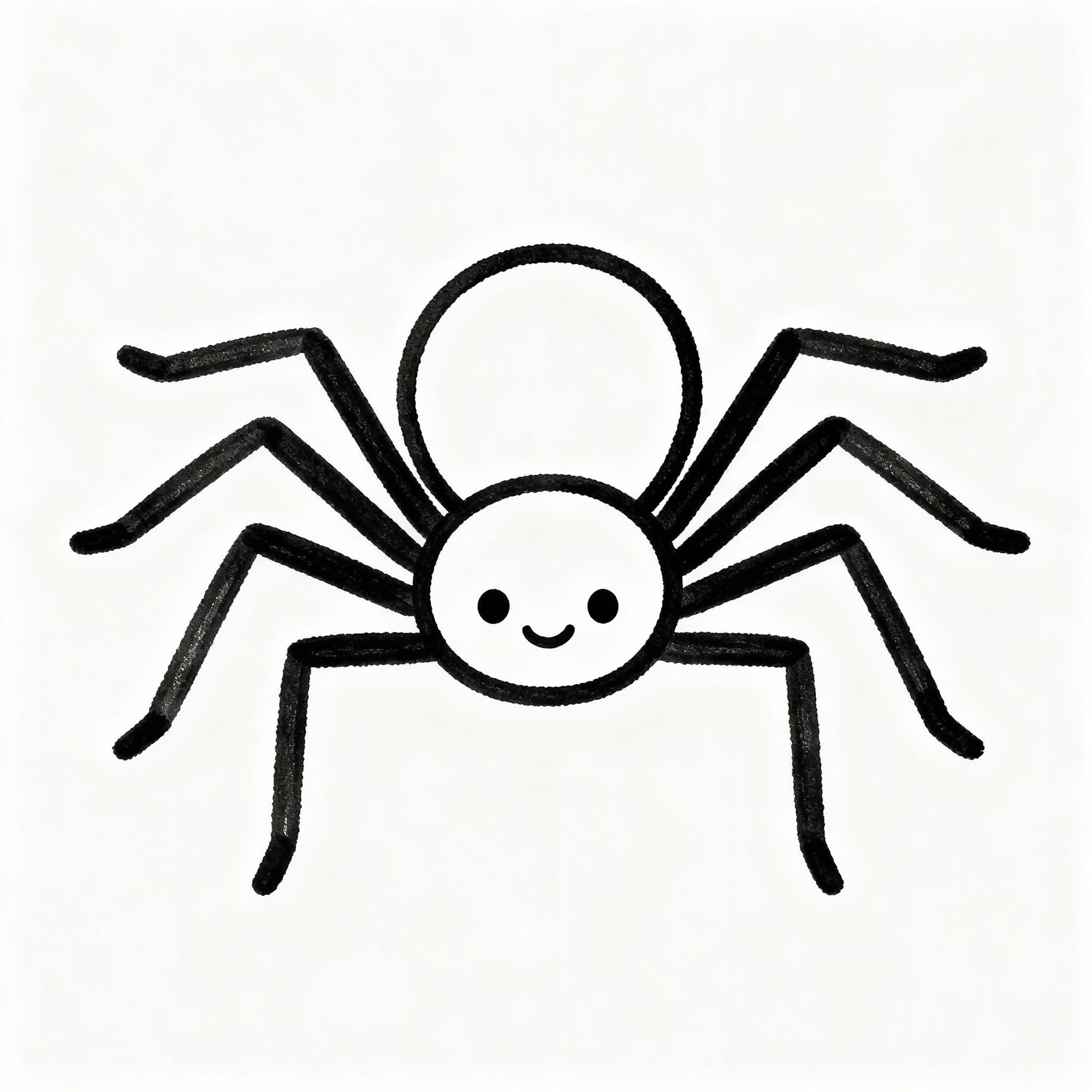 Simple Spider Drawings - Easy AI Art