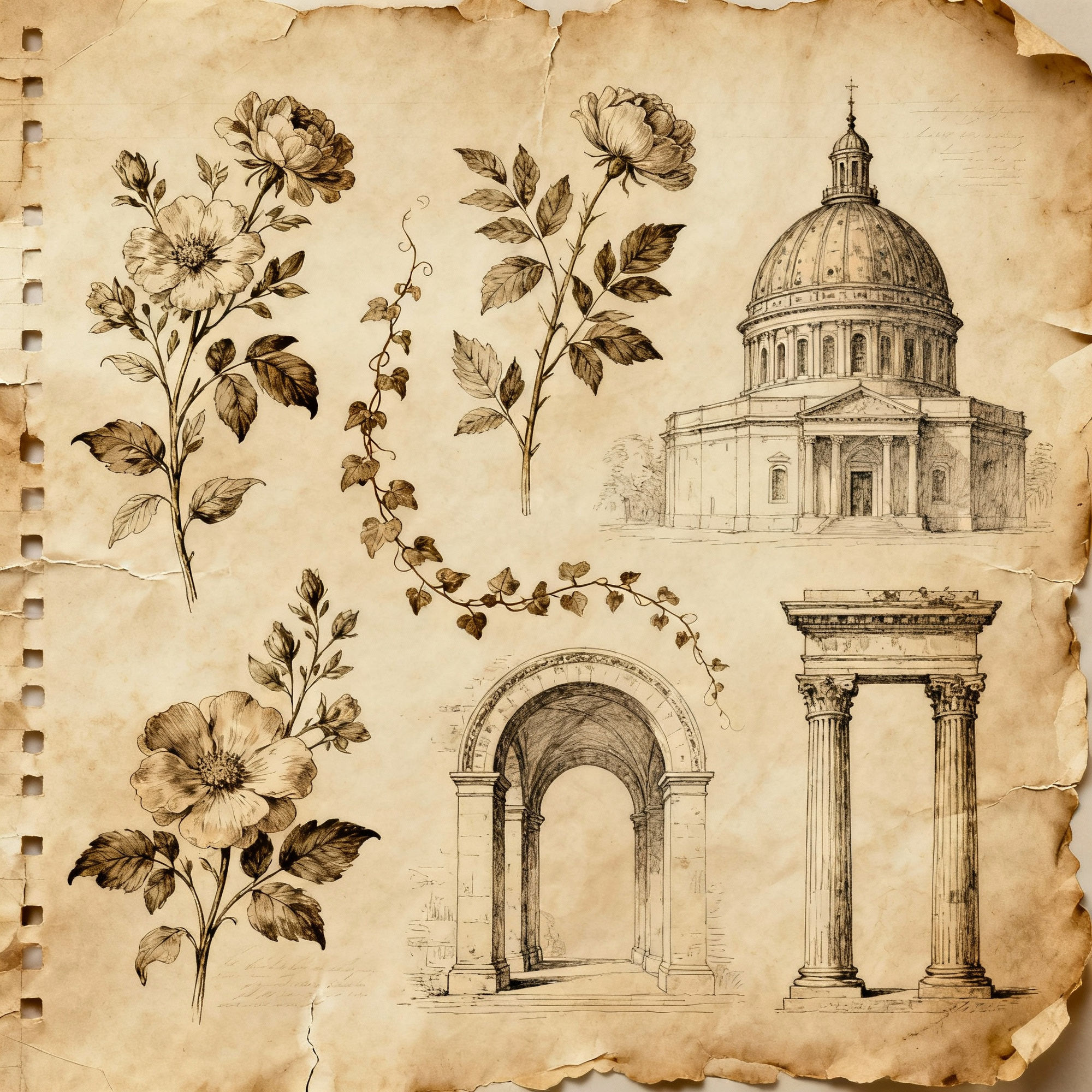 Vintage Drawings - AI Art Gallery