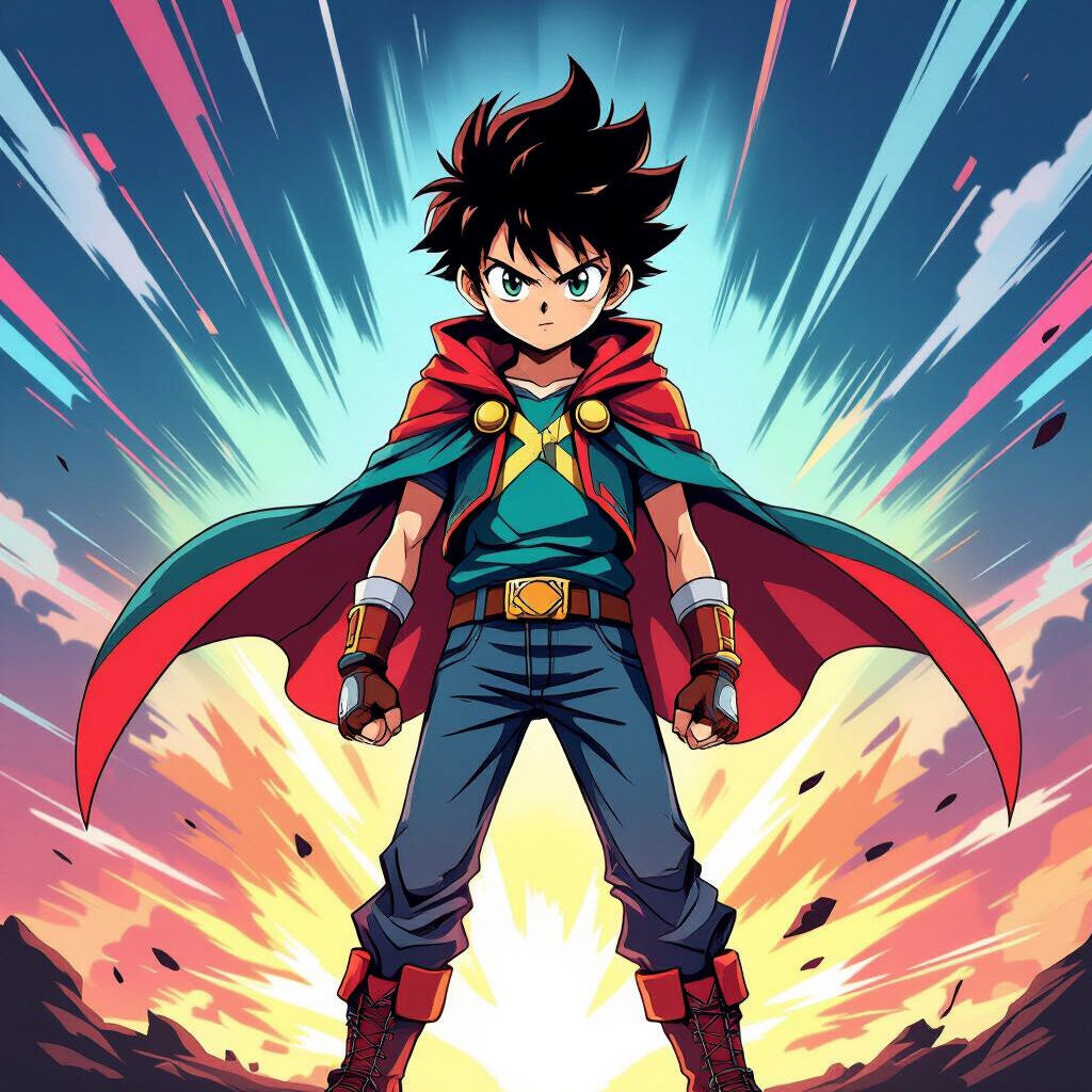 Boy Anime Drawings - AI Generated Art