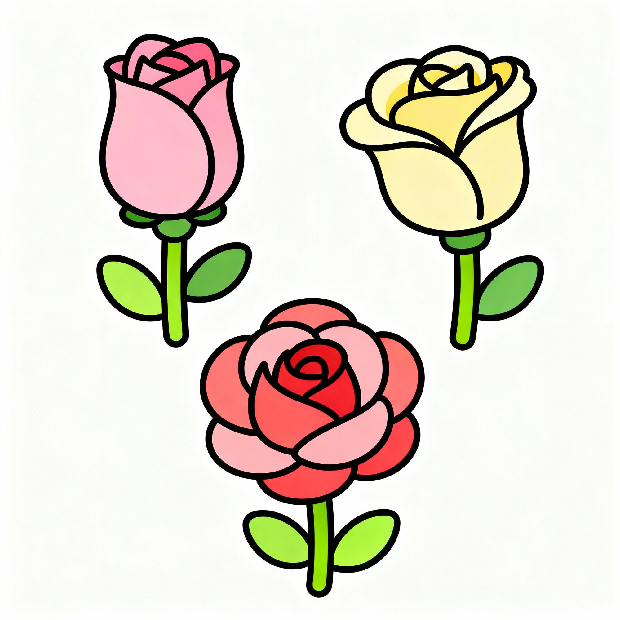 Easy Rose Drawings For Kids - Fun & Simple AI Art