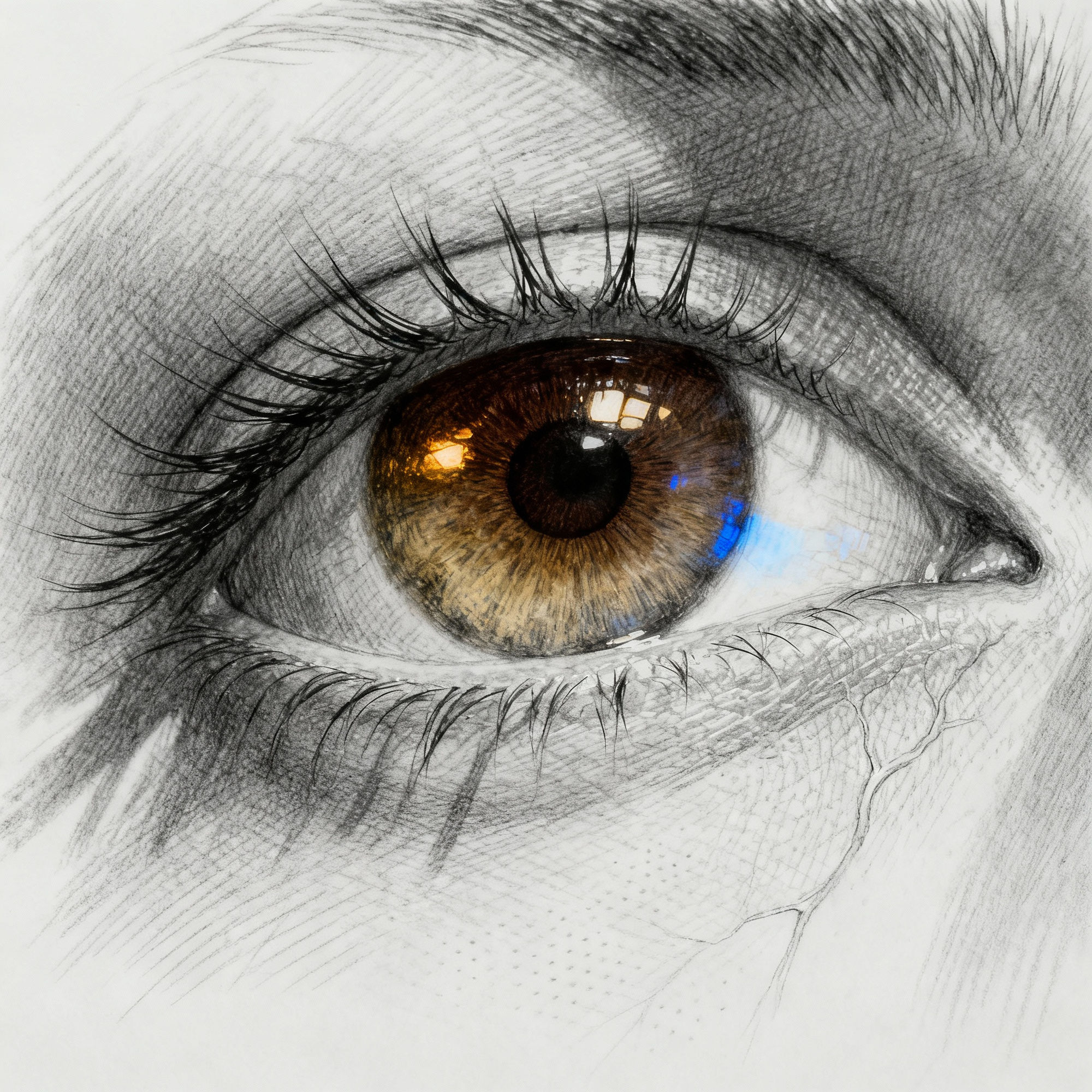 How To Sketch An Eye - AI Art Examples & Tutorials