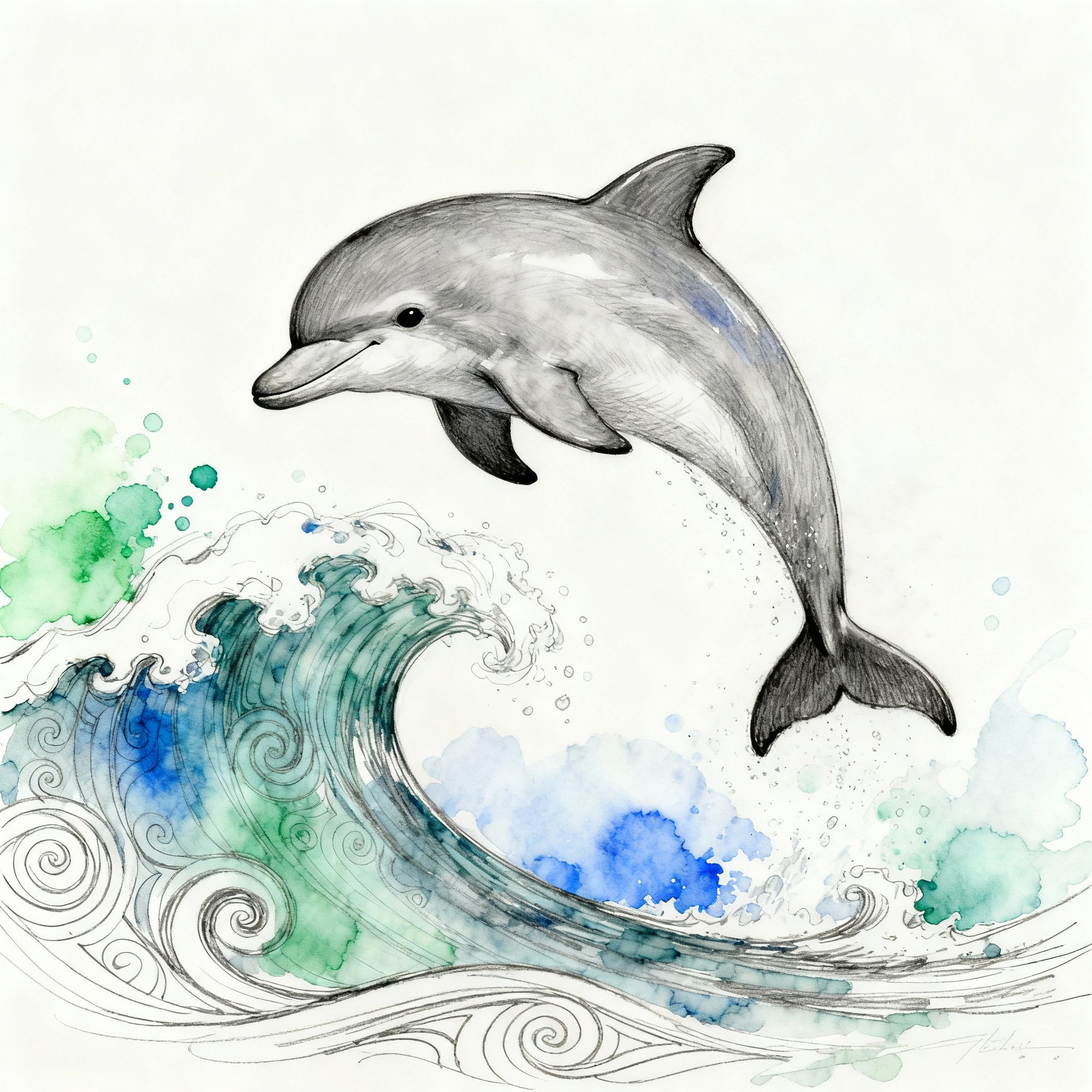 Dolphin Drawings - Create Stunning Dolphin Art With AI