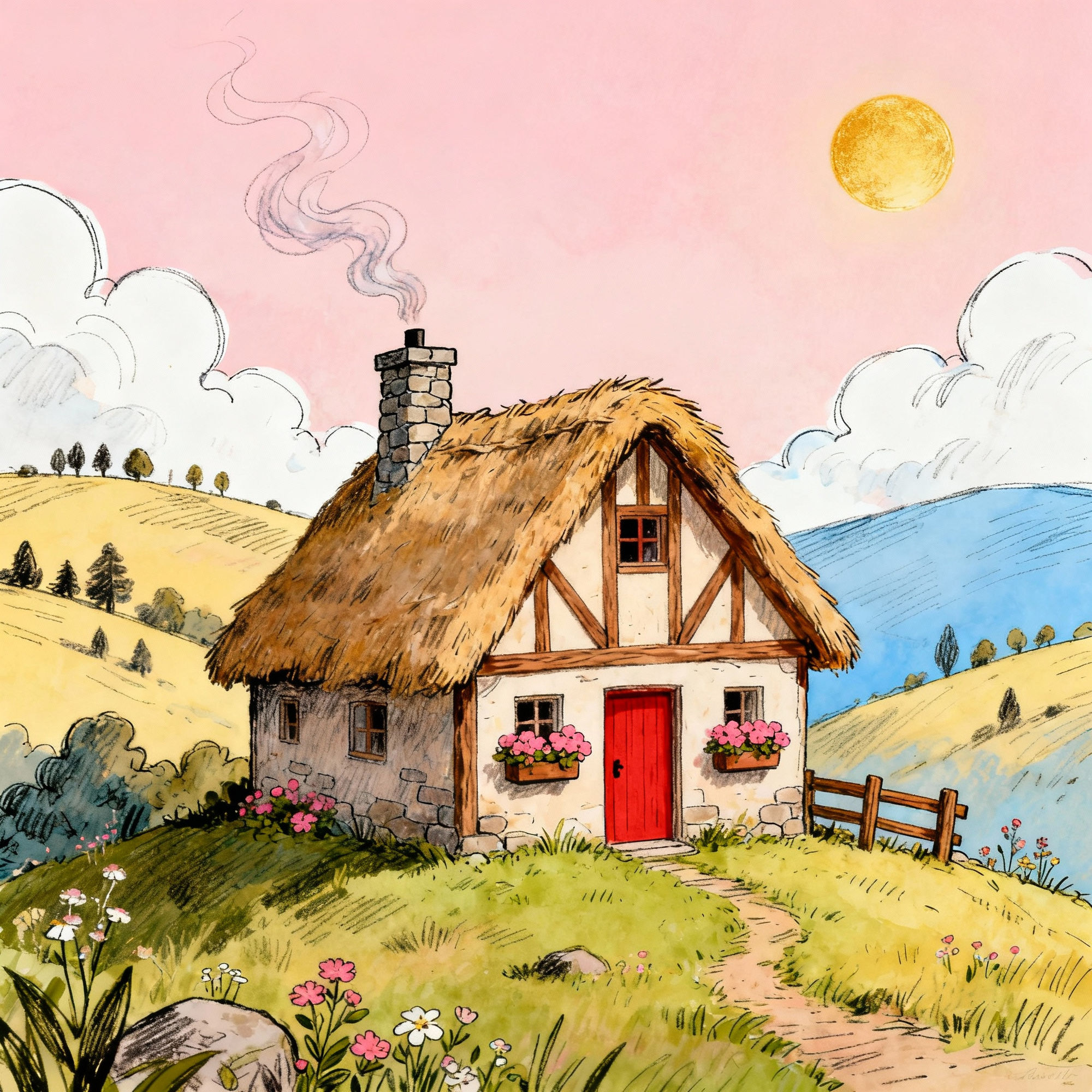 Drawings Of Houses - AI Art Gallery