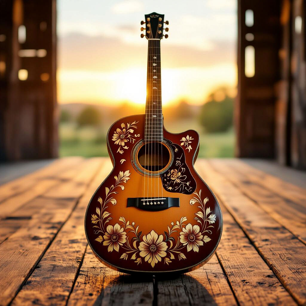 Pictures Of Guitars - AI Art Gallery