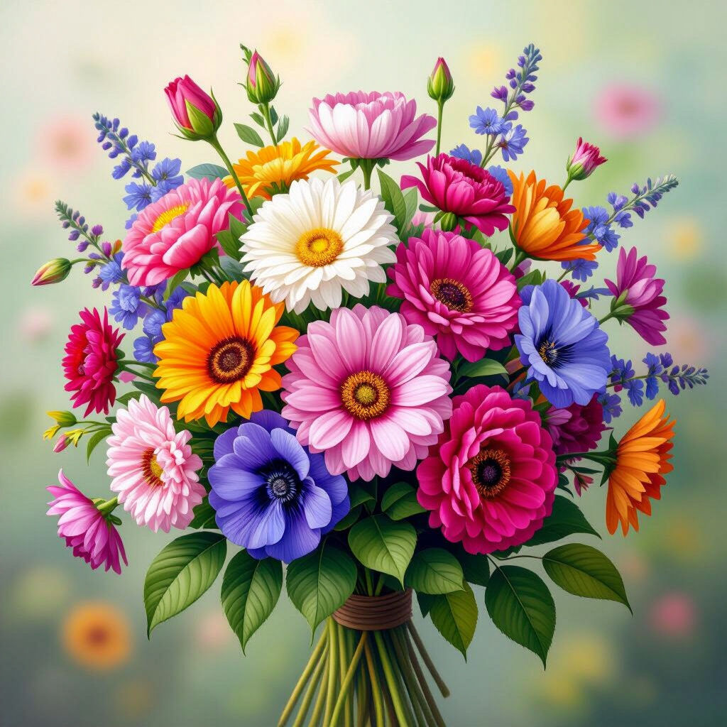 Pictures Of Flowers To Draw - AI Art Gallery