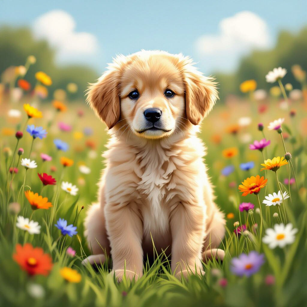 Cute Dog Pictures To Draw - AI Generated Art