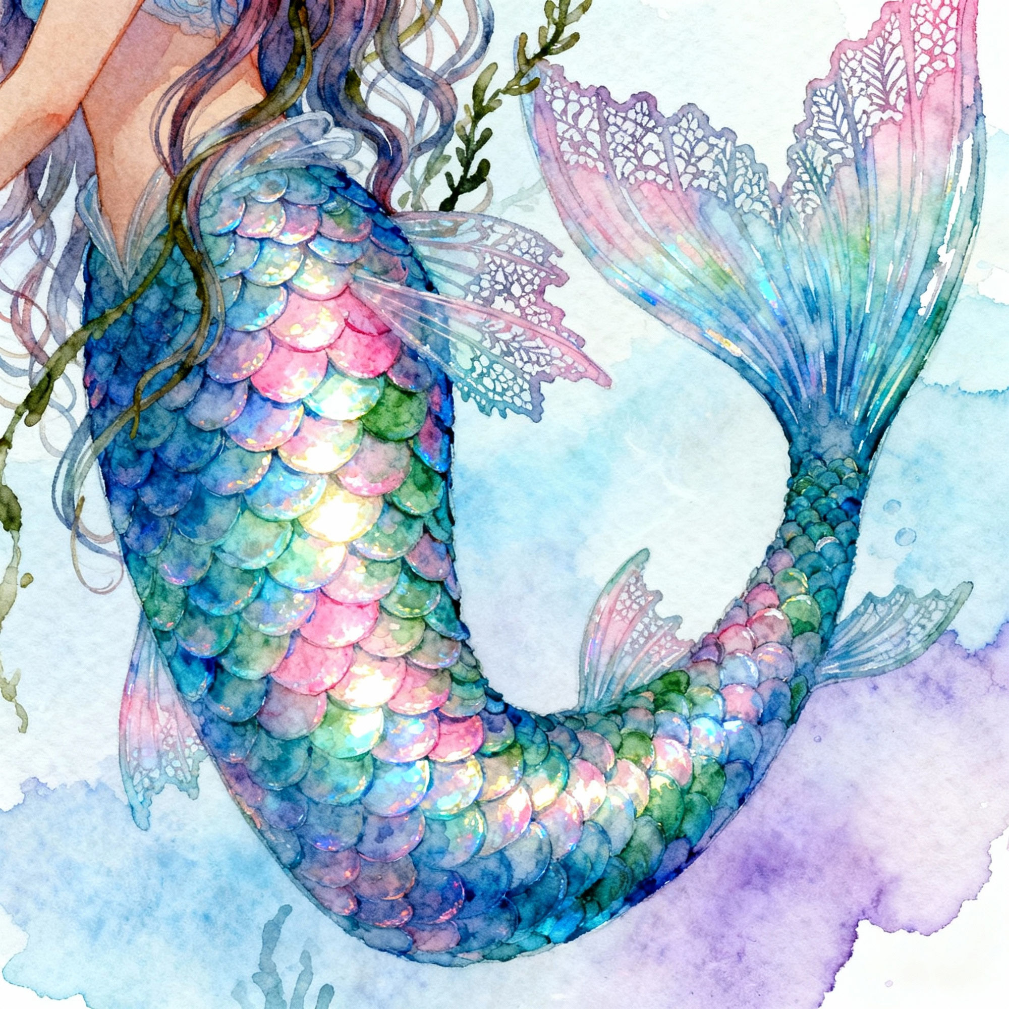 Fish Tail Drawings - Create Your Own AI Art