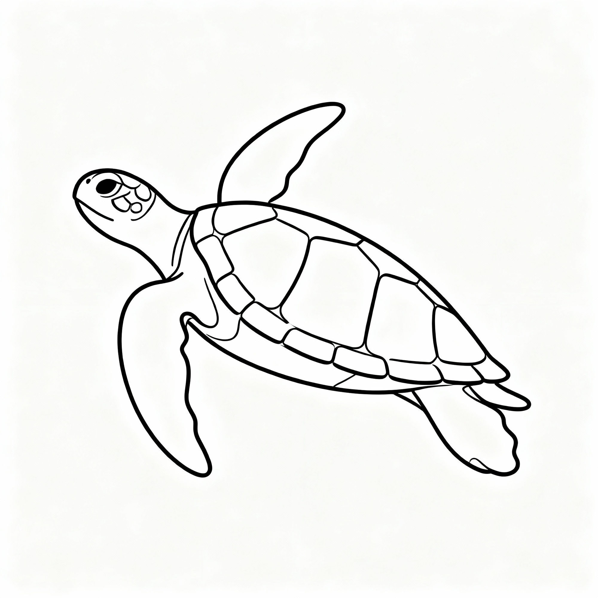 Turtle Line Drawings - AI Generated Art