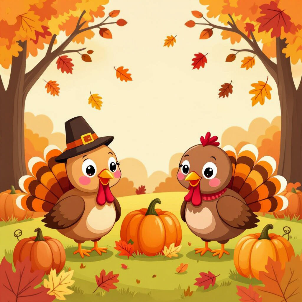 Cute Thanksgiving Pictures - Free AI Art Gallery