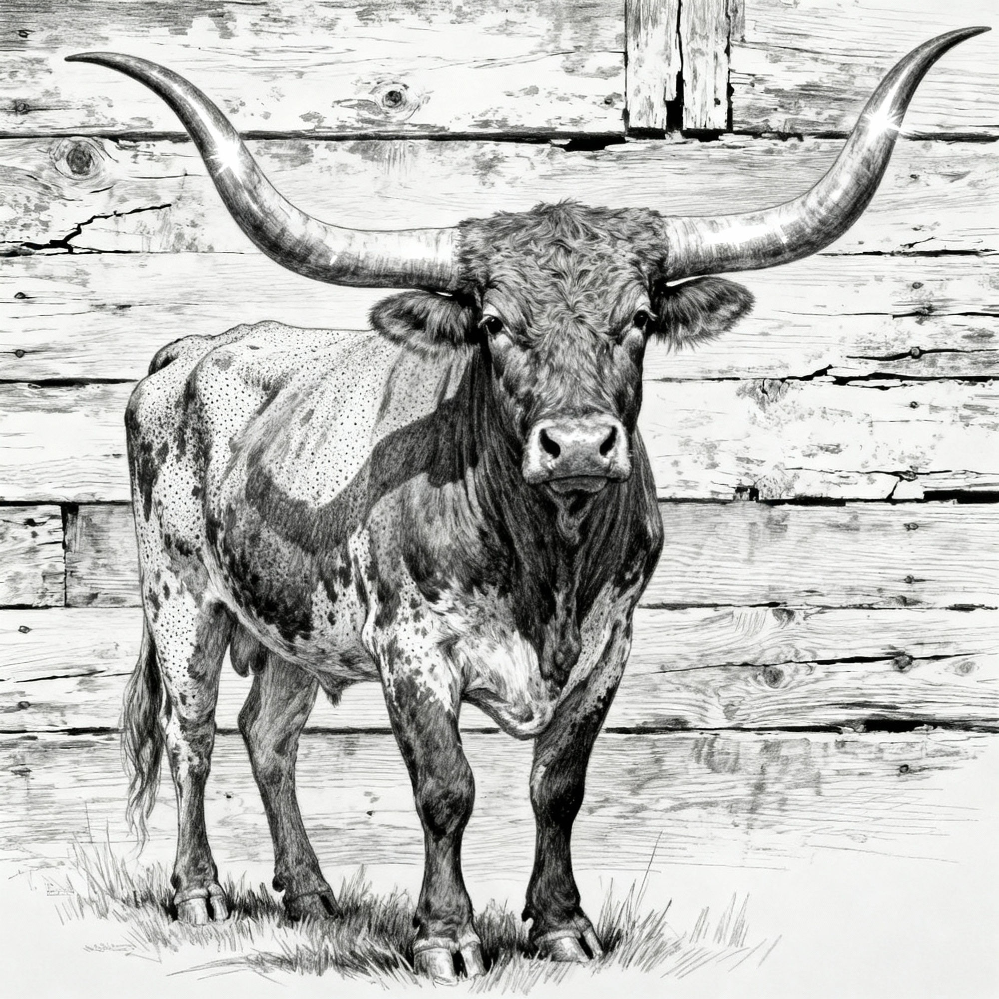 Longhorn Drawings - AI Generated Art Gallery