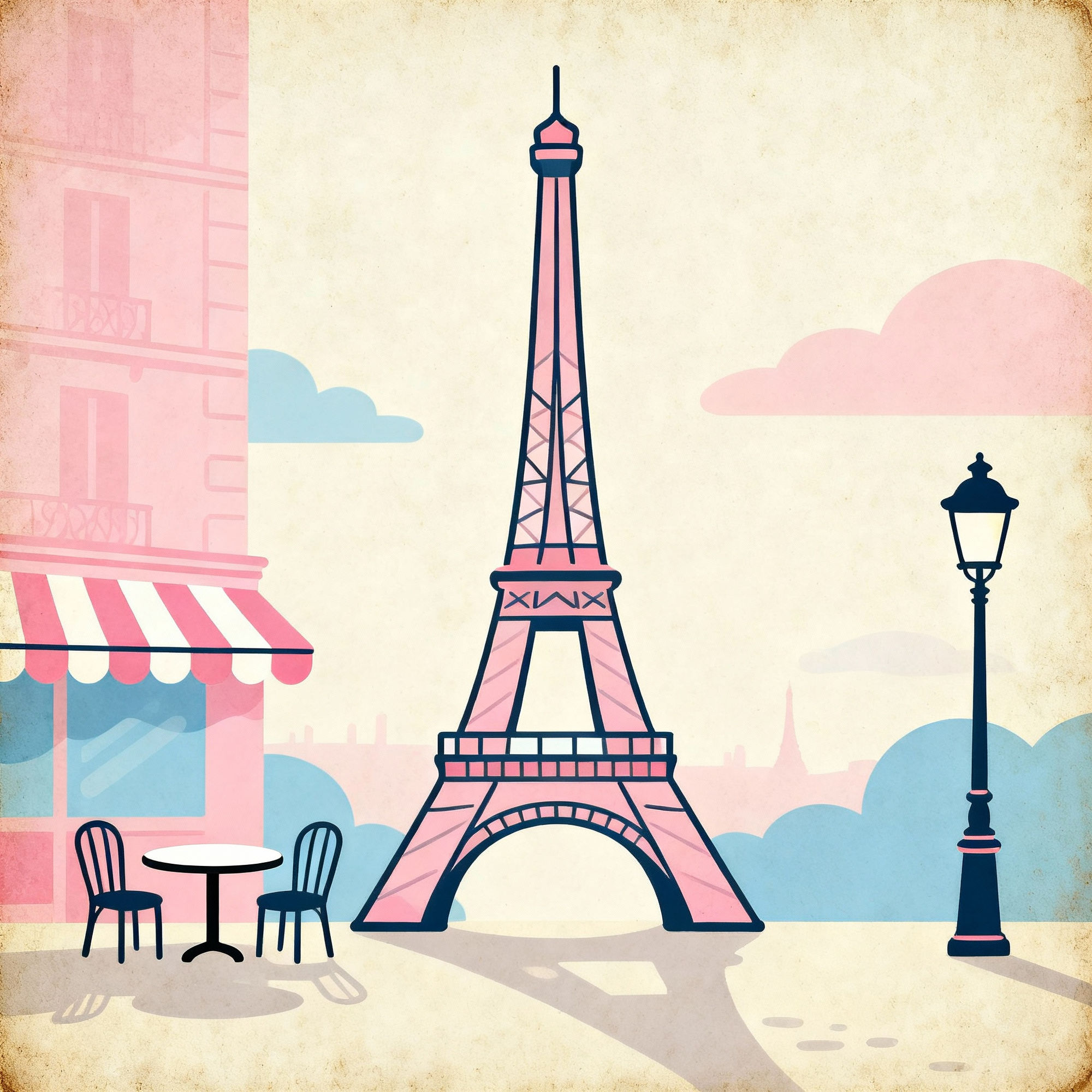 Eiffel Tower Clip Art - AI Generated Designs