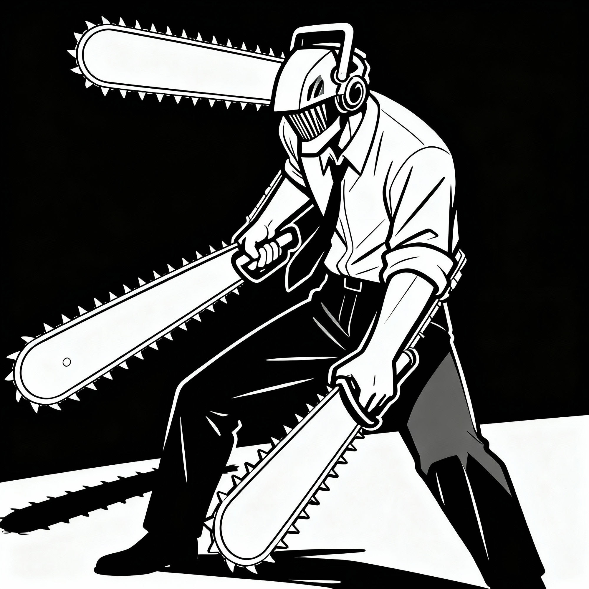 Easy Chainsaw Man Drawings - AI Art Gallery