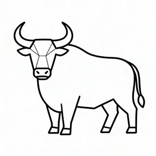 Easy Bull Drawings - Simple Step-by-step Guides