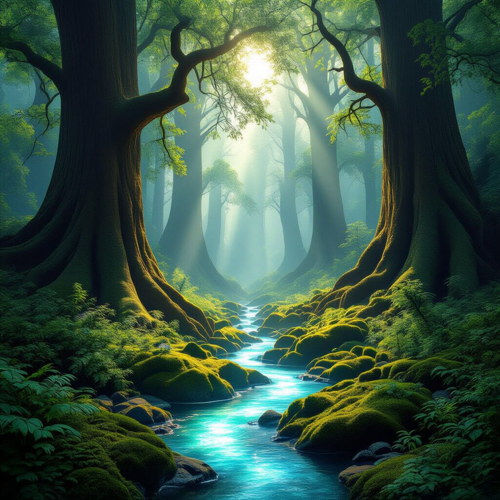 Wallpaper Forest - AI Generated Wallpapers