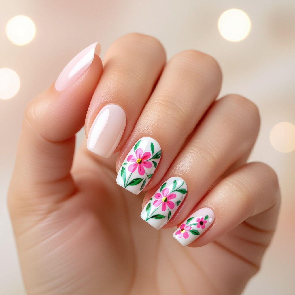 Easy Nail Art For Beginners | AI Generated Designs