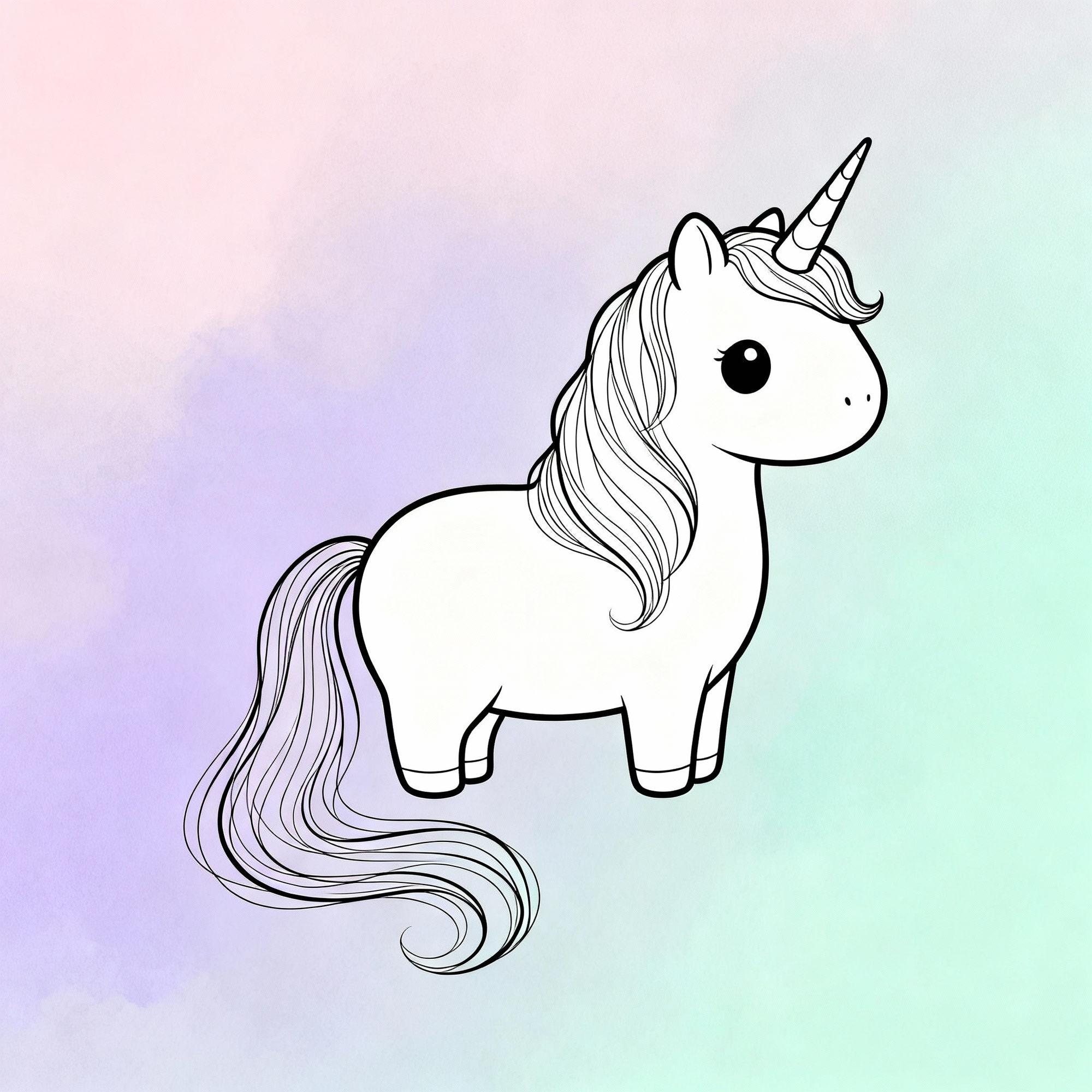 Simple Unicorn Drawings - Create Your Own AI Art