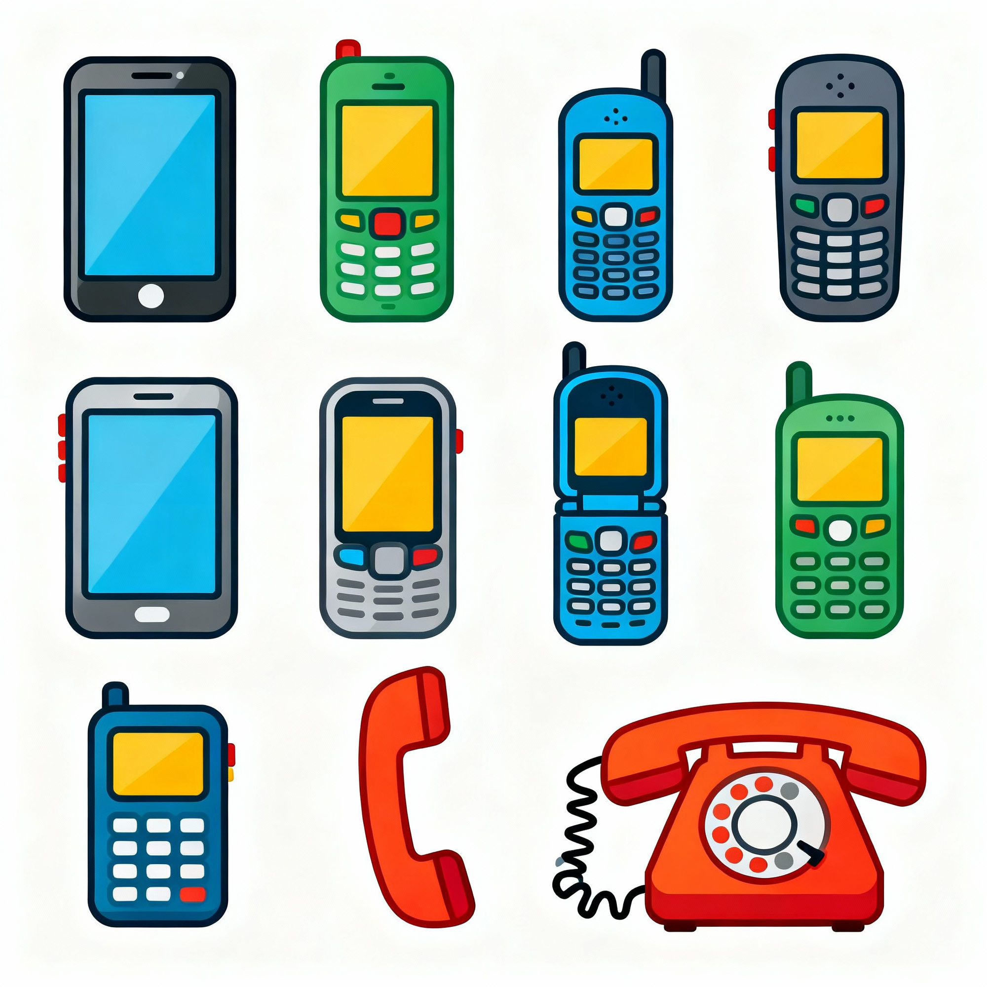 Cell Phone Clip Art - Create Unique Graphics With AI