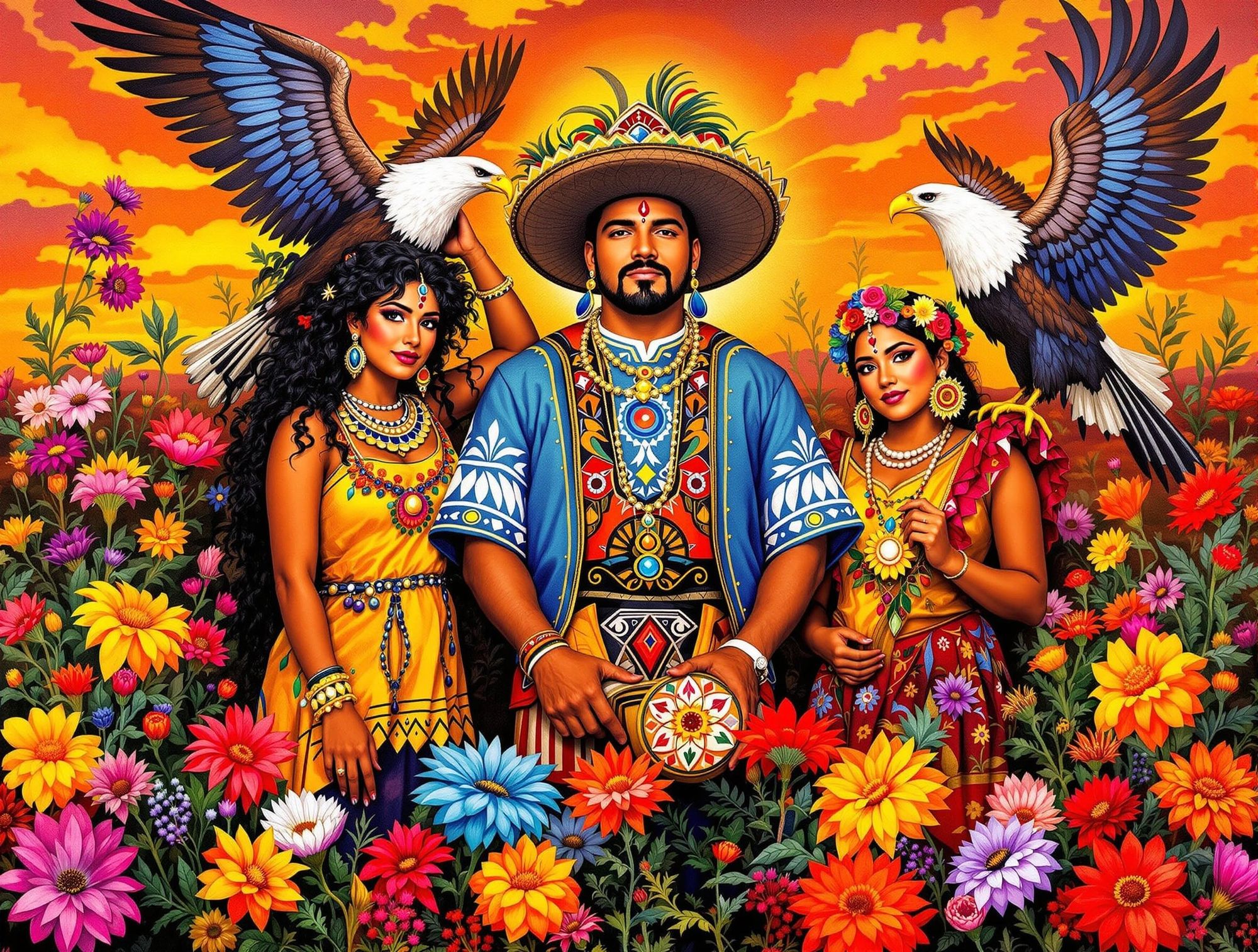 Authentic Chicano Drawings And Cultural Art