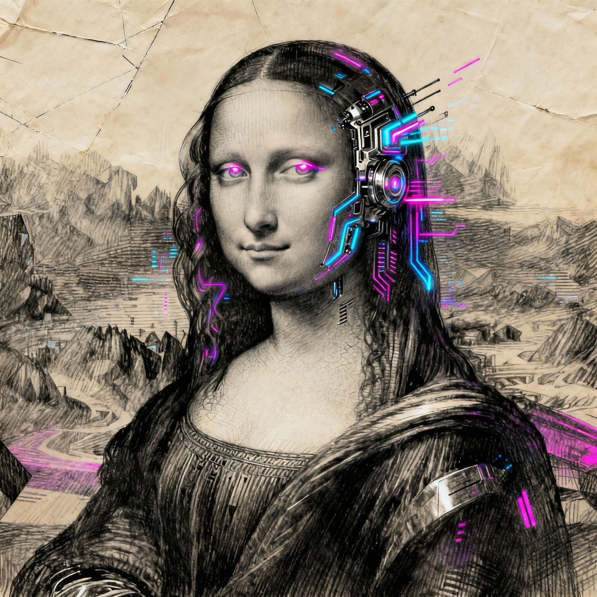 Mona Lisa Drawings - Create Your Own AI Art