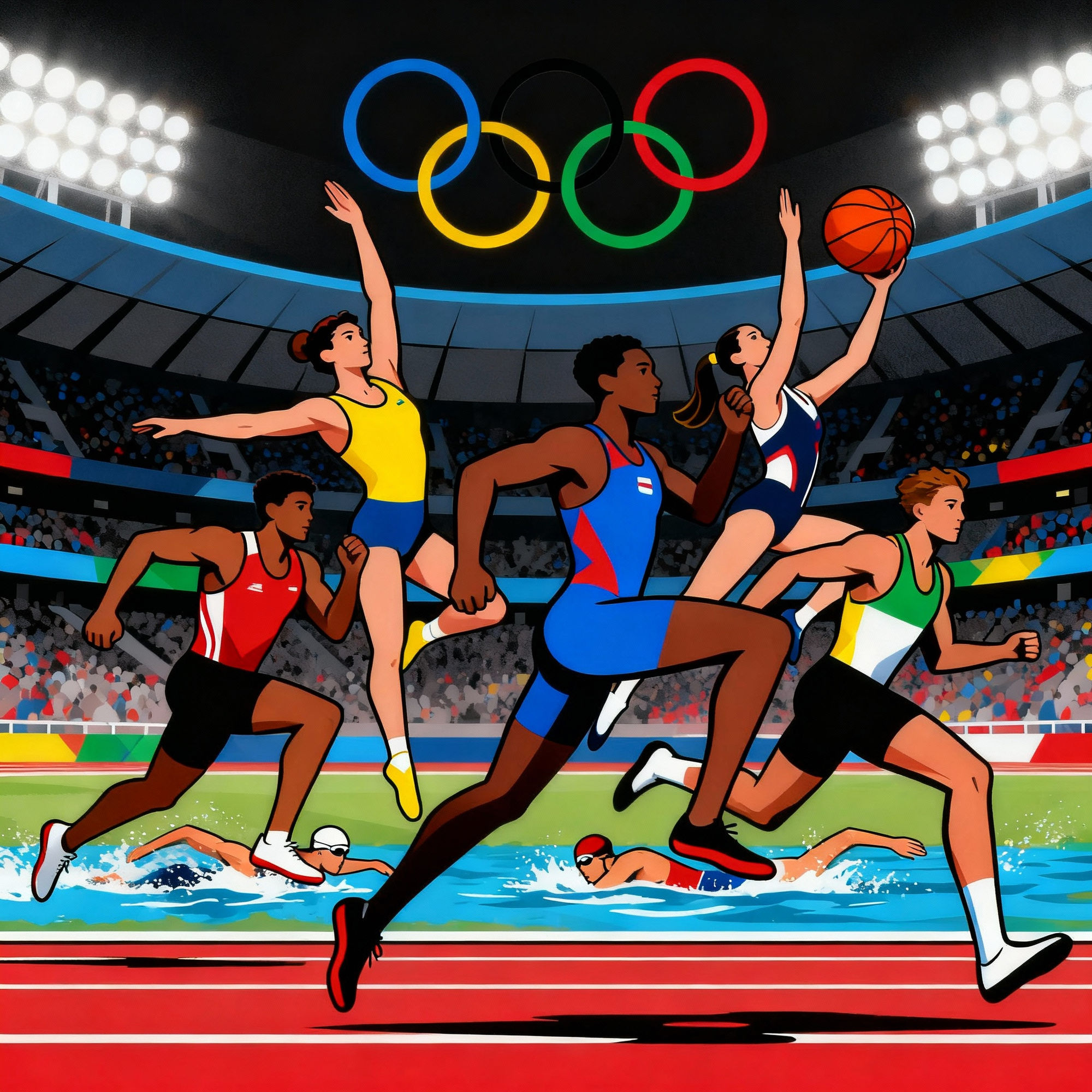 Olympics Clip Art - Create Inspiring Sports Graphics