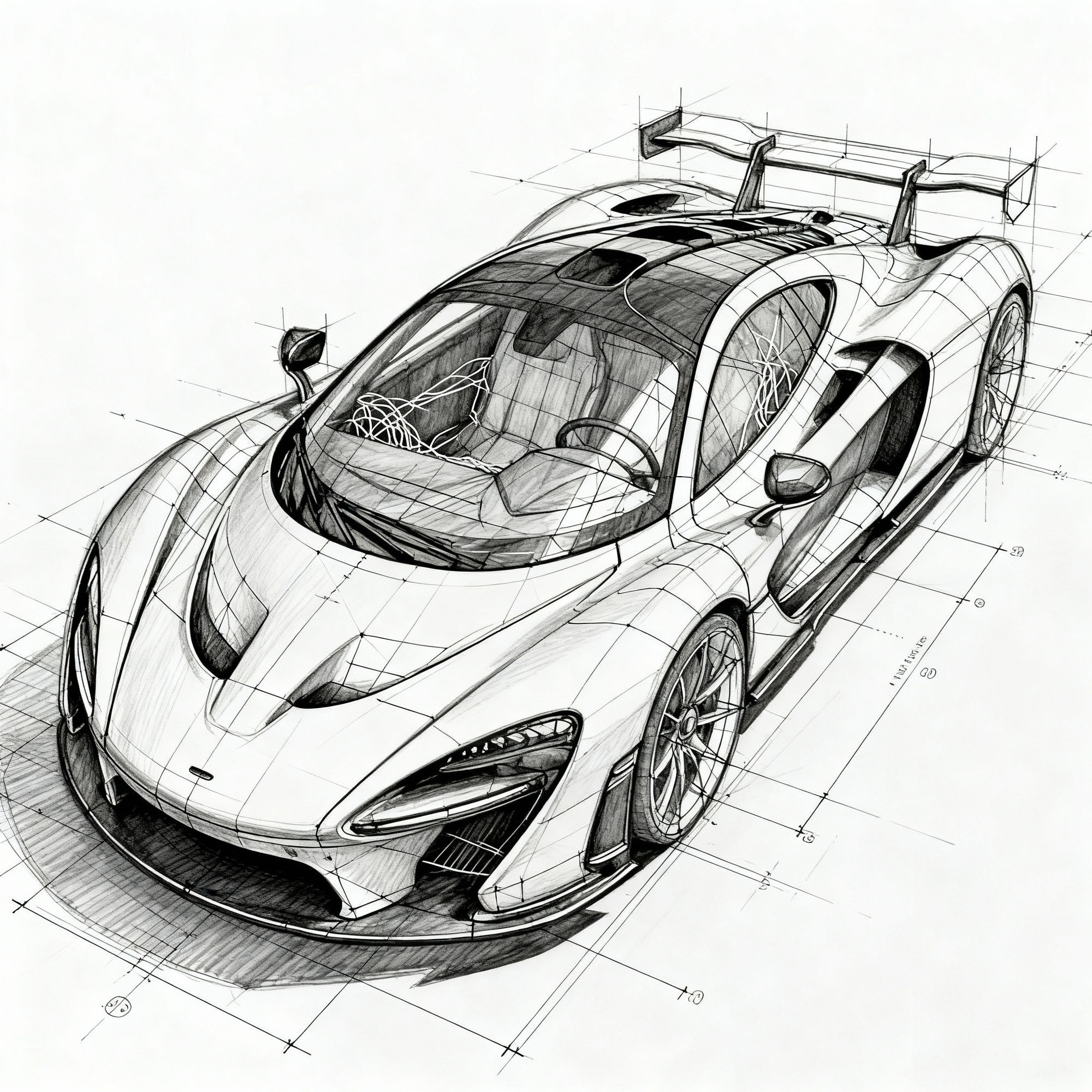 Car Drawing Step By Step - AI Art Gallery