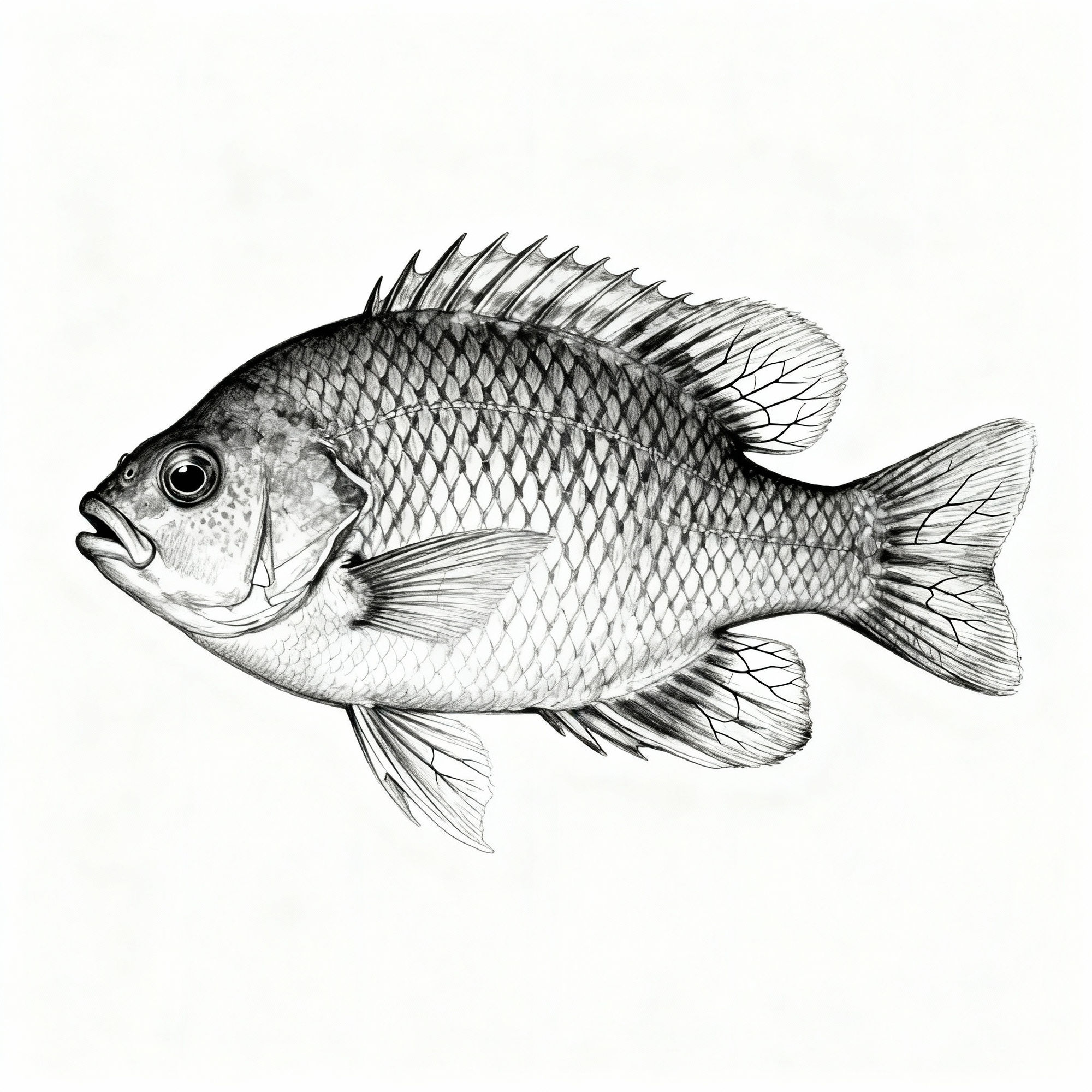 Bluegill Drawings - AI Art Gallery
