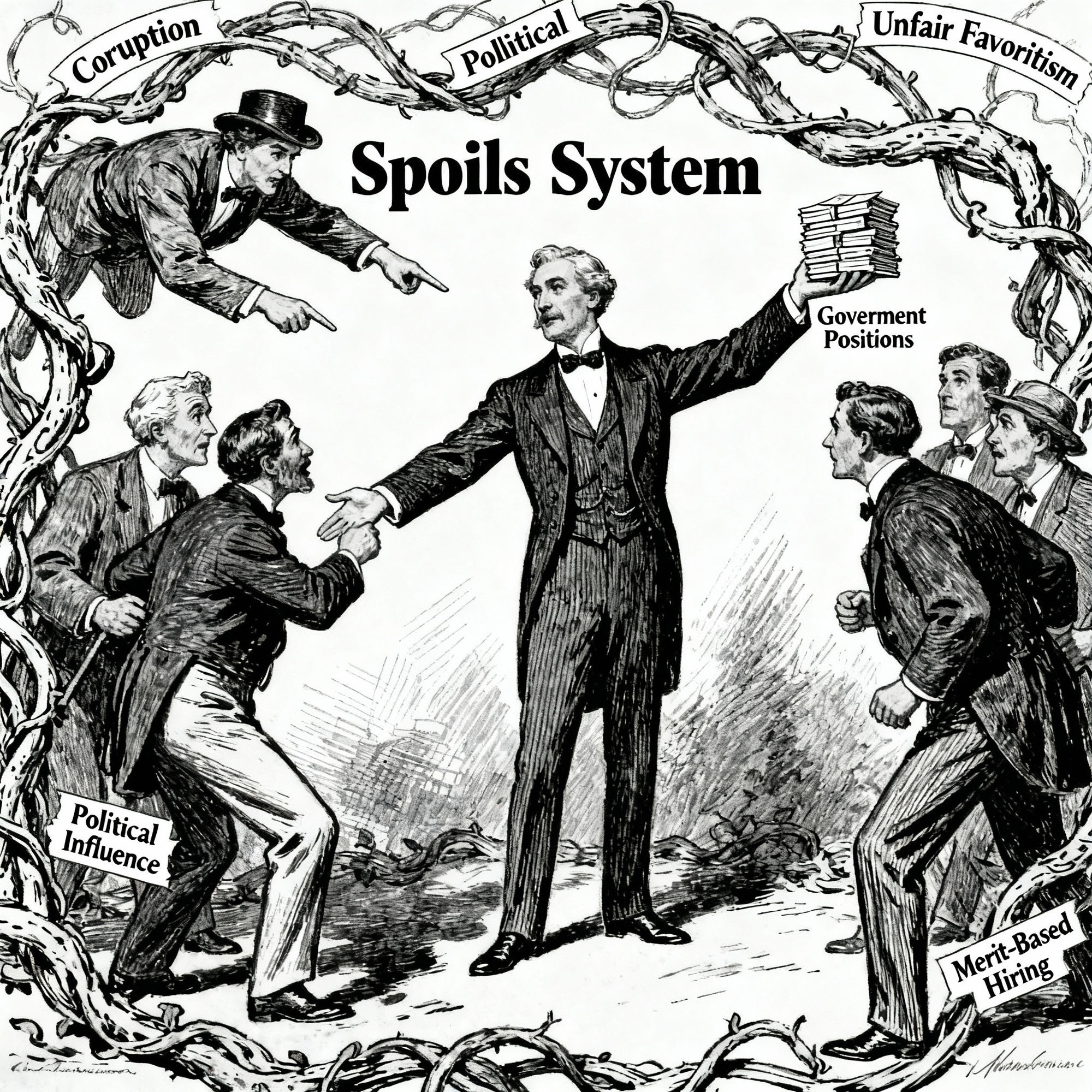 Spoils System Drawings - Create Unique AI Art