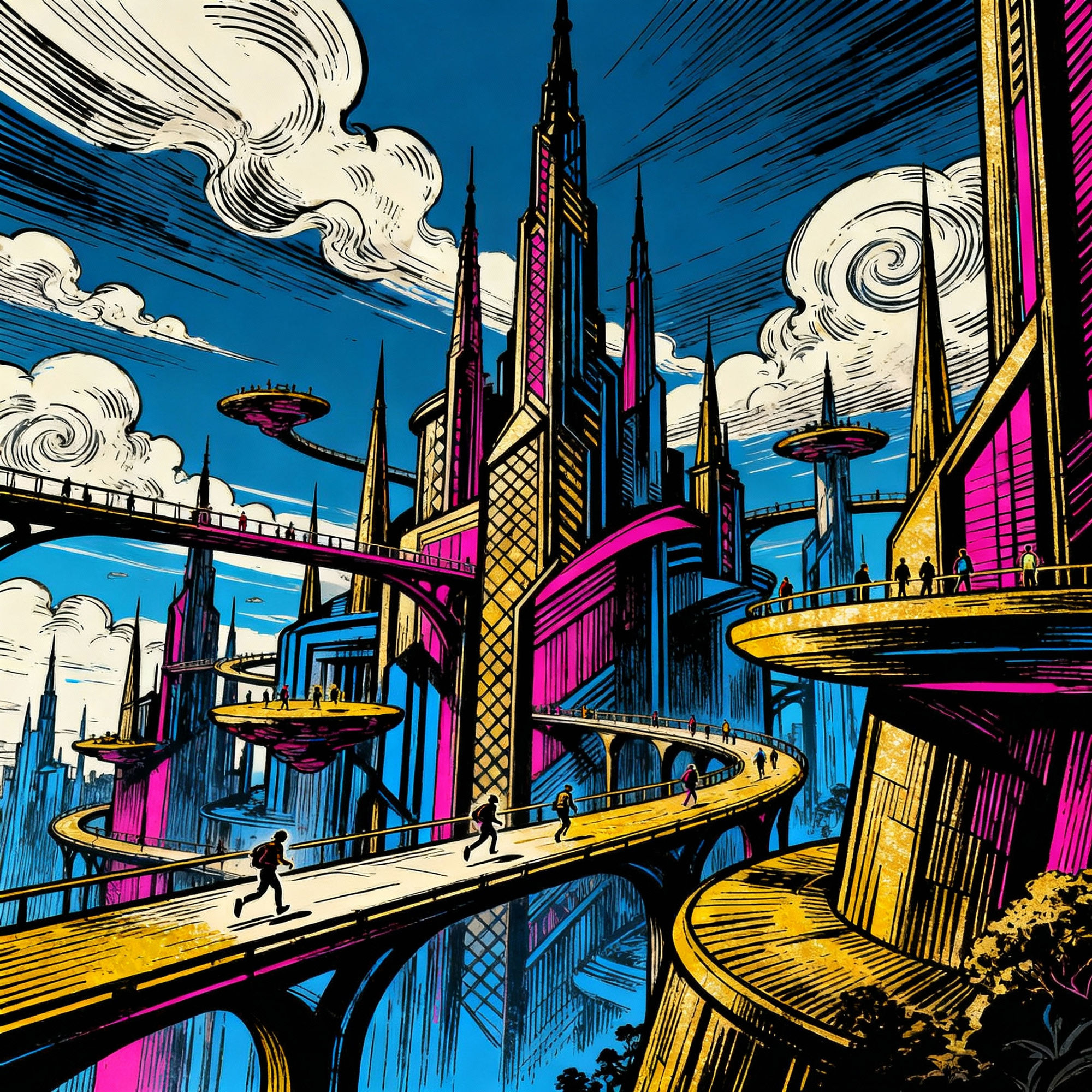 Marker Drawing Ideas - AI Generated Art