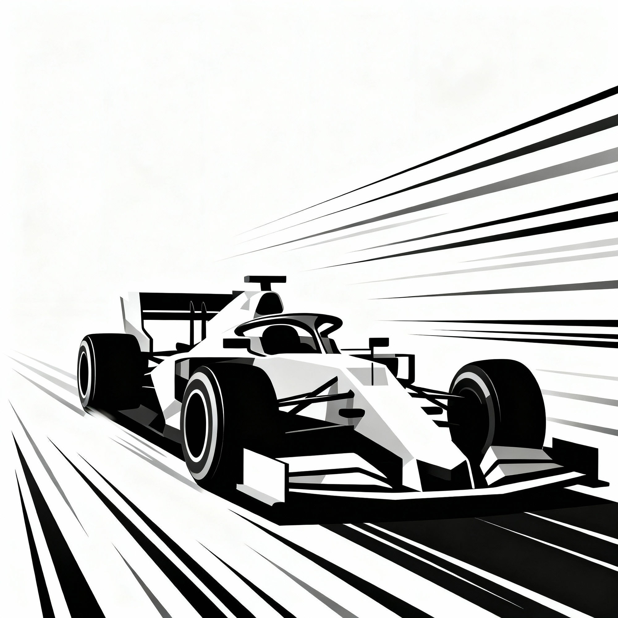 Easy F1 Car Drawing - Create Your Own AI-generated Art