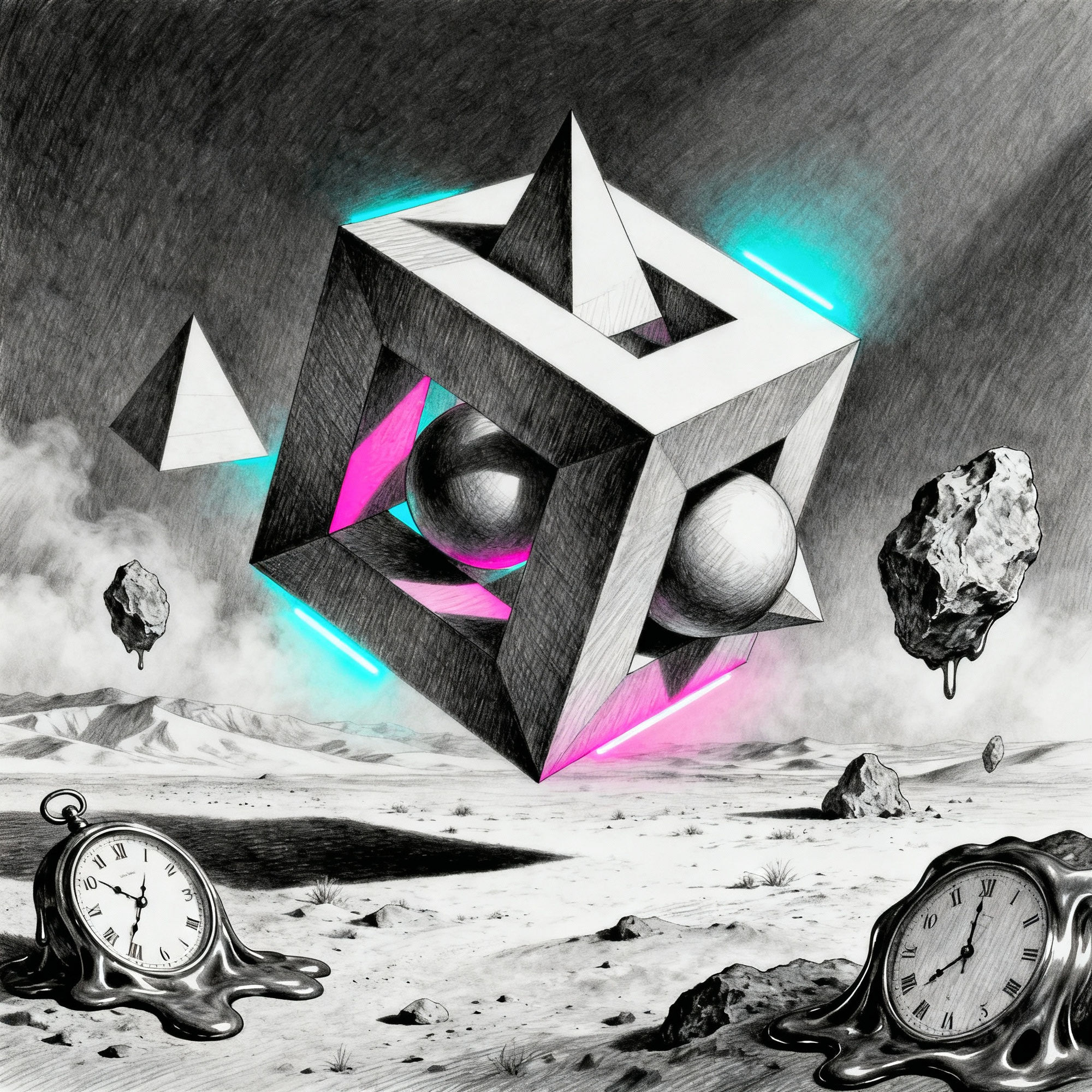 Illusion 3d Drawings - AI Generated Art