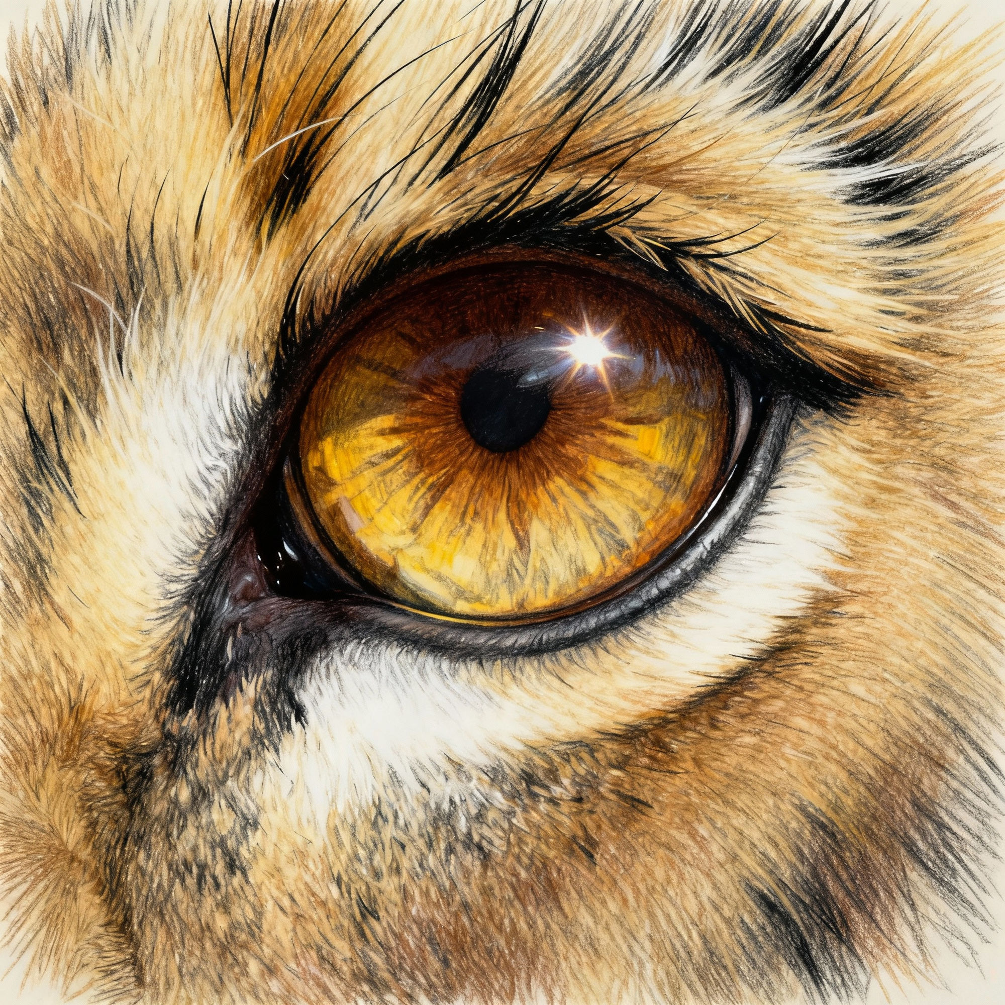 Animal Eye Drawings - AI Art Gallery